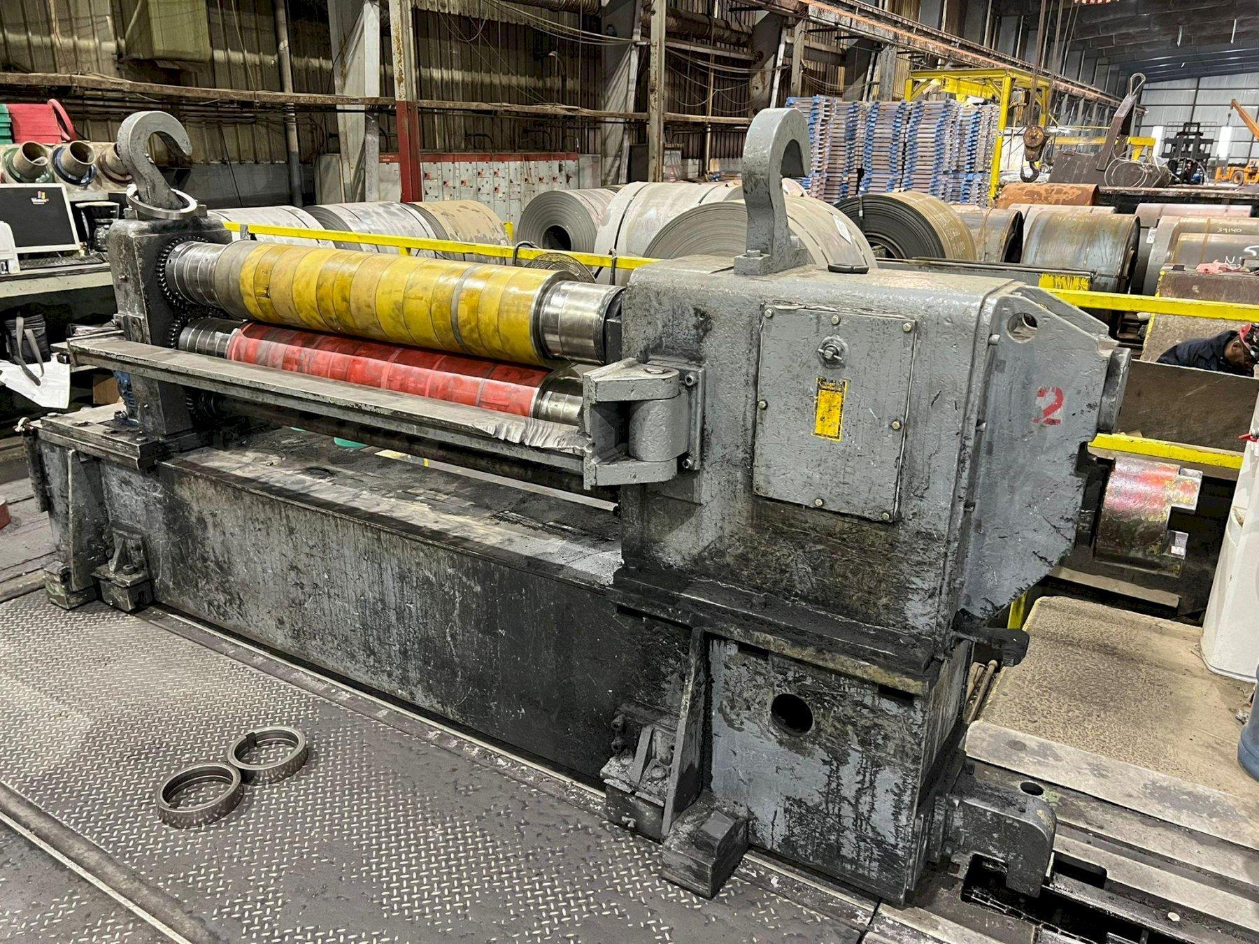 60” x .125” x 60,000# Stamco Loop Slitting Line with 2 Injector Heads ...