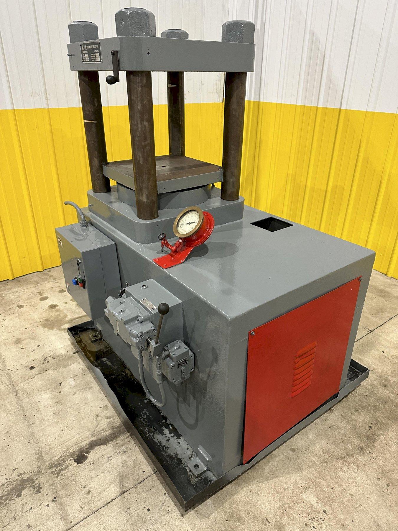 200 TON MODERN HYDRAULIC PRESS CO. MODEL 1A-200 4-POST PRESS: STOCK #20512