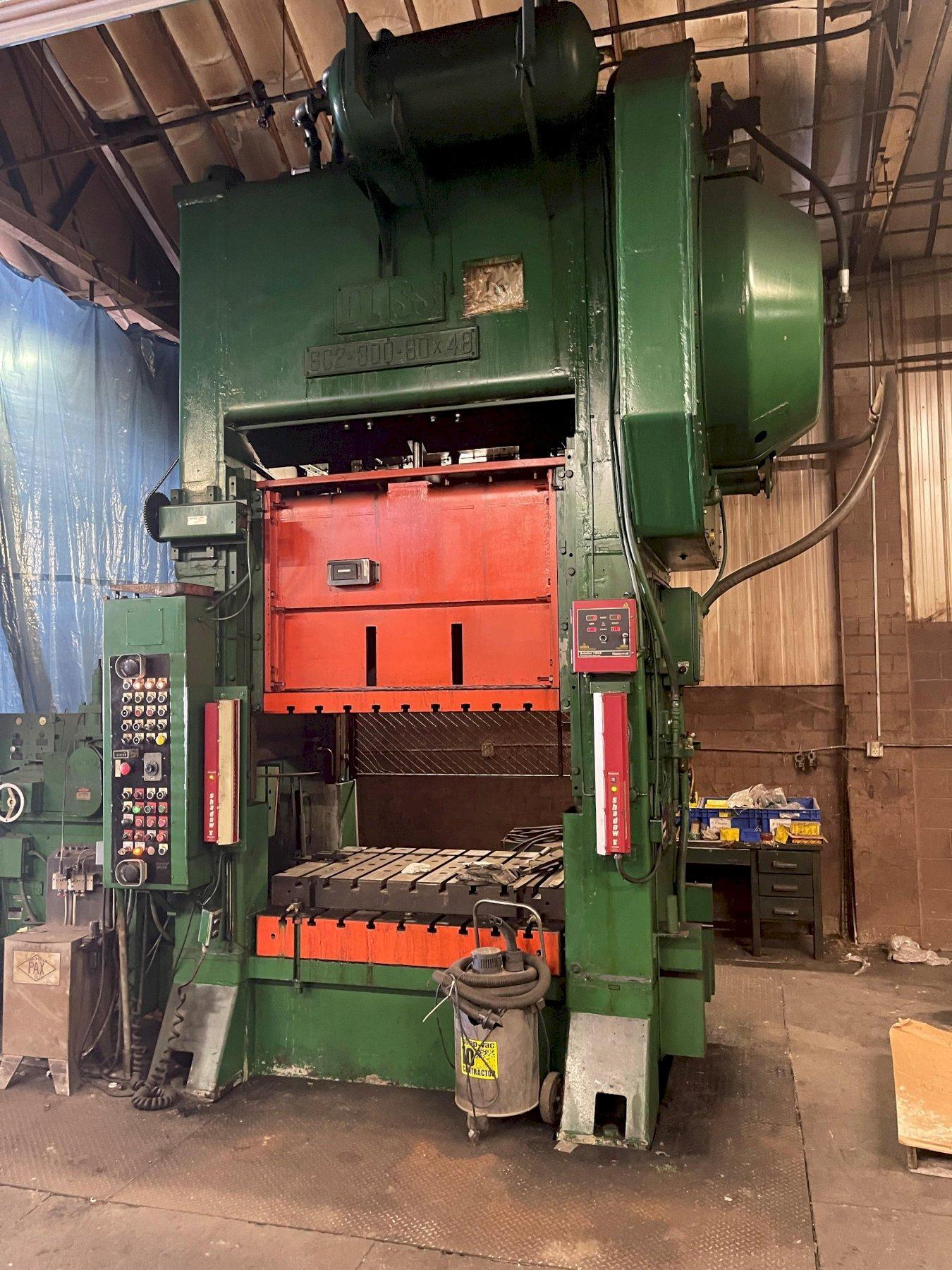 BLISS - S&G Press & Machinery Sales