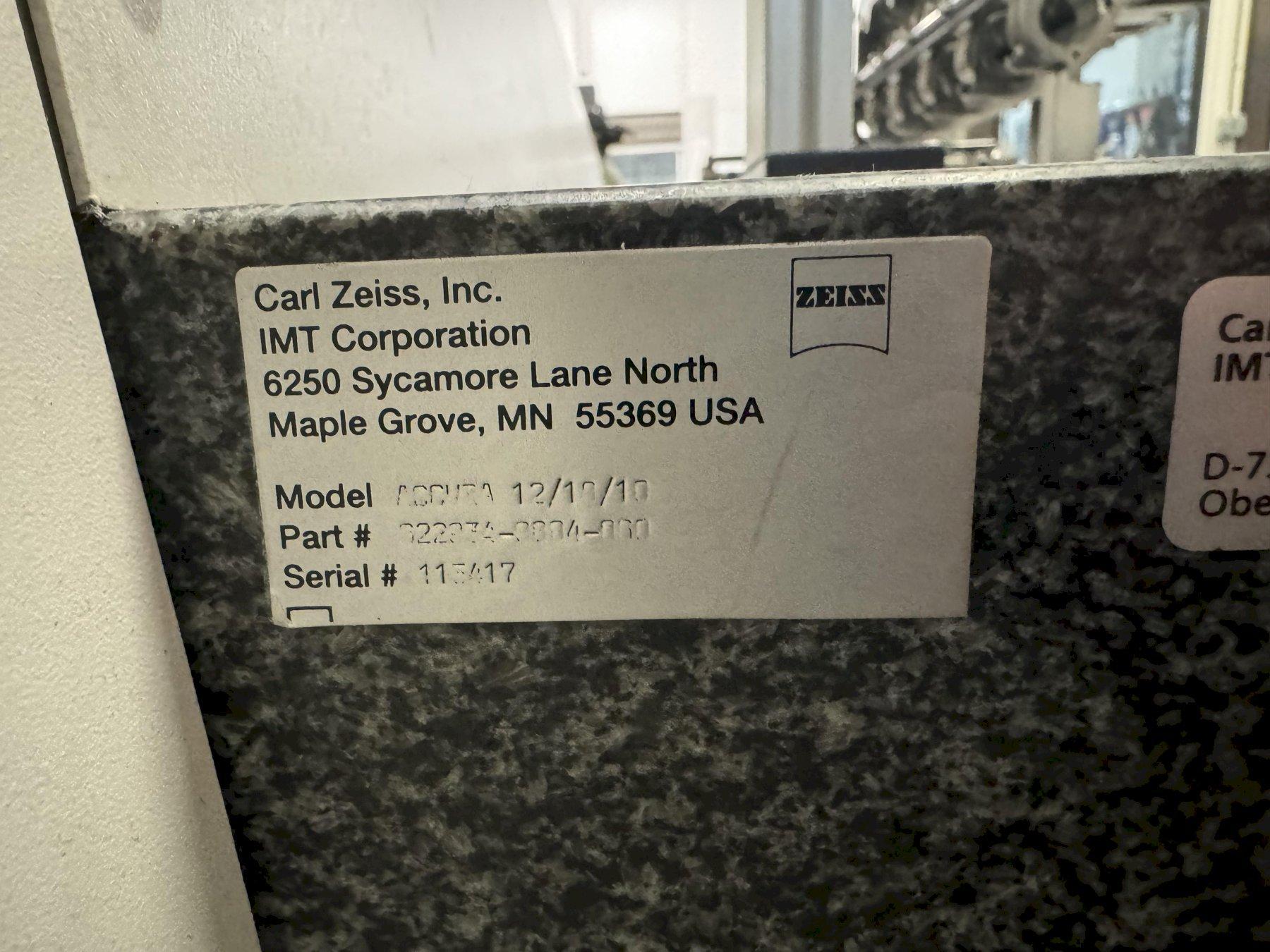 Zeiss Cmm ZEISS Production CMMs - Inprocess Measuring