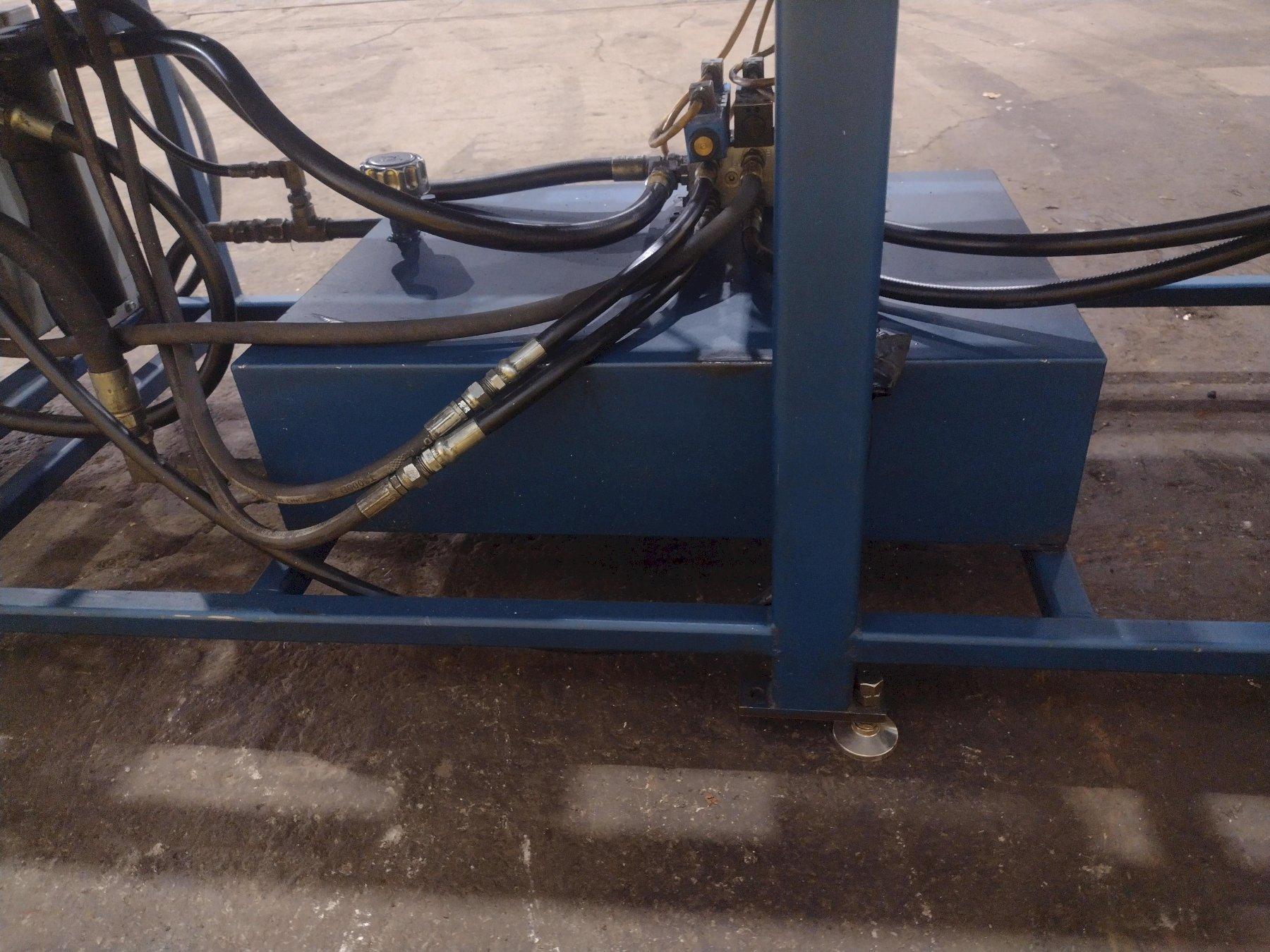 12 STAND X 10″ KNUDSON STUD & TRACK FRAMING ROLLFORMER, WITH AMS XL 200 ...