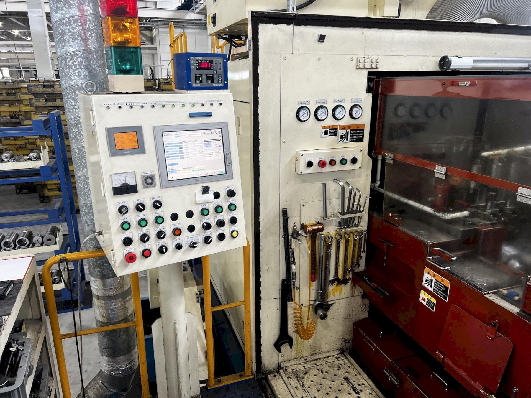 Asahi Sunac Model AQ1620-3 Three Die Progressive Header | Hariton Machinery Company, Inc.