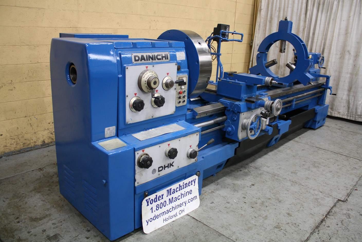 29″ X 96″ DAINICHI MODEL DHK-75X250 GAP BED ENGINE LATHE | Blumberg ...