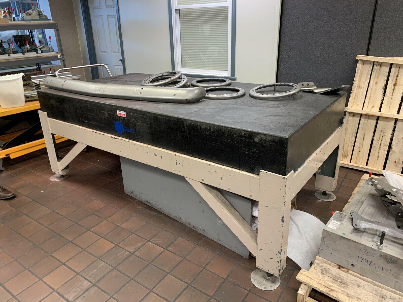 48” x 96” BLACK STARRETT GRANITE INSPECTION PLATE & STAND: STOCK 12221