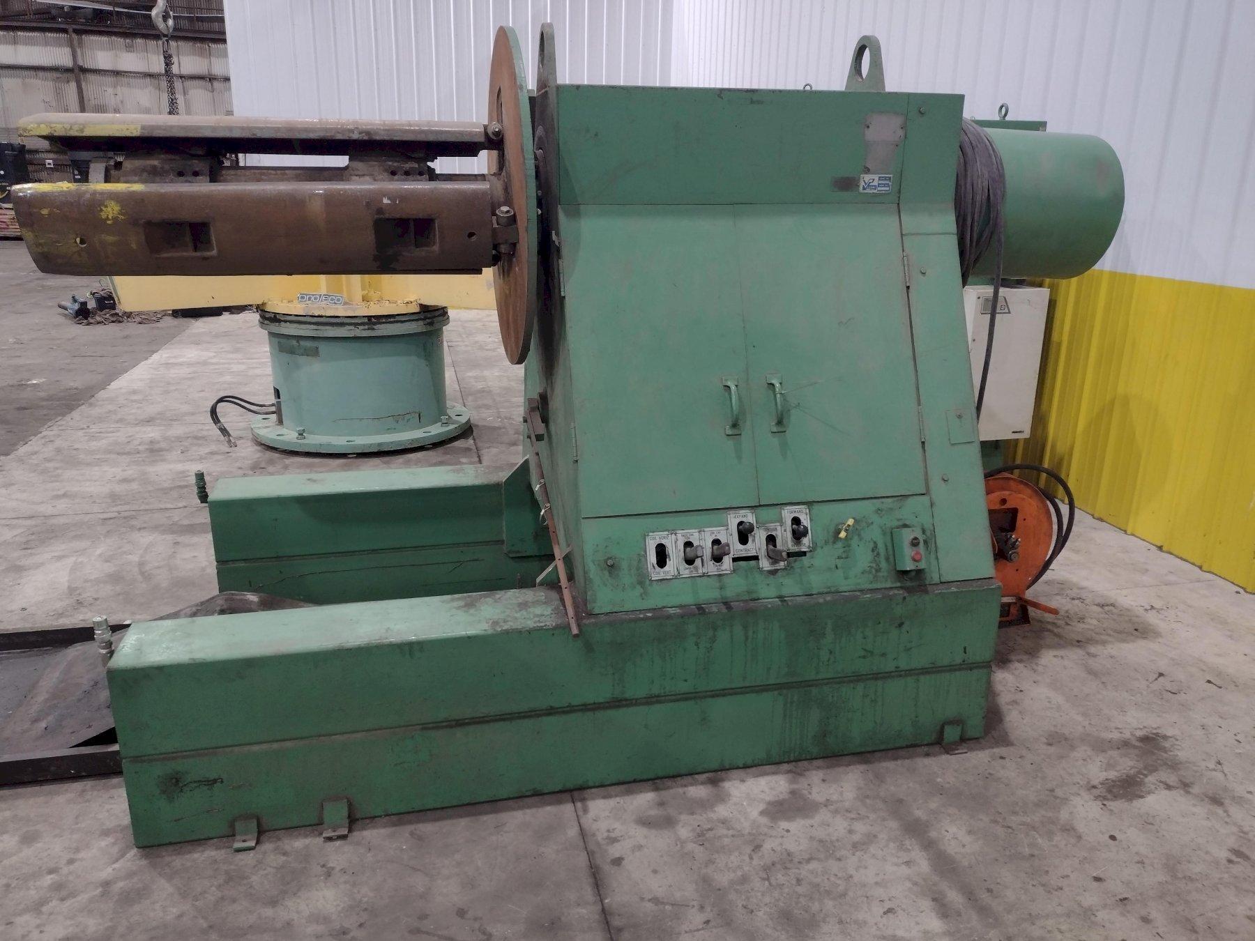 16 STAND X 4″ ASC R PANEL ROLLFORMING LINE WITH REEL & CUT OFF, BECK ...