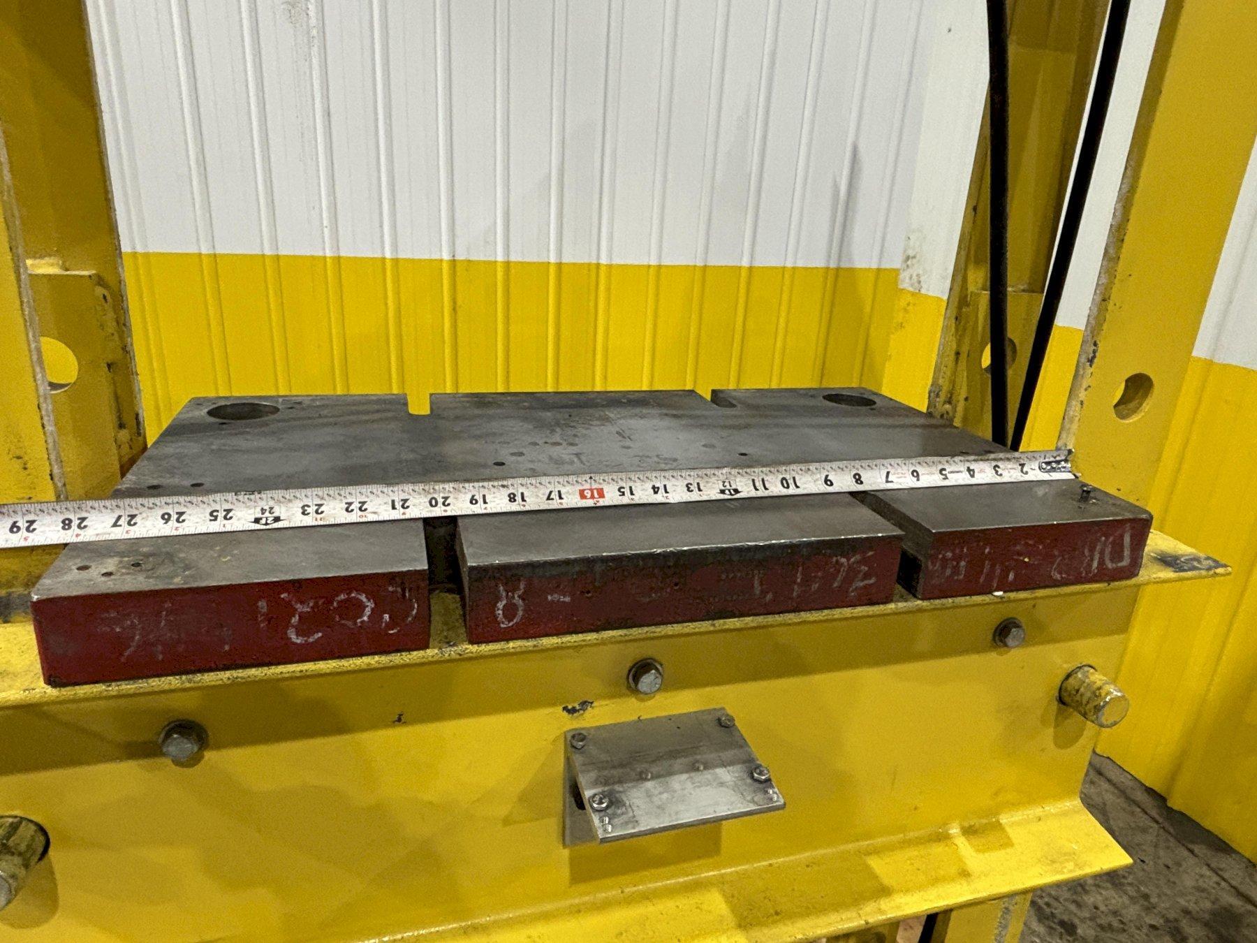 50 TON ENERPAC H-FRAME HYDRAULIC PRESS: STOCK #22033