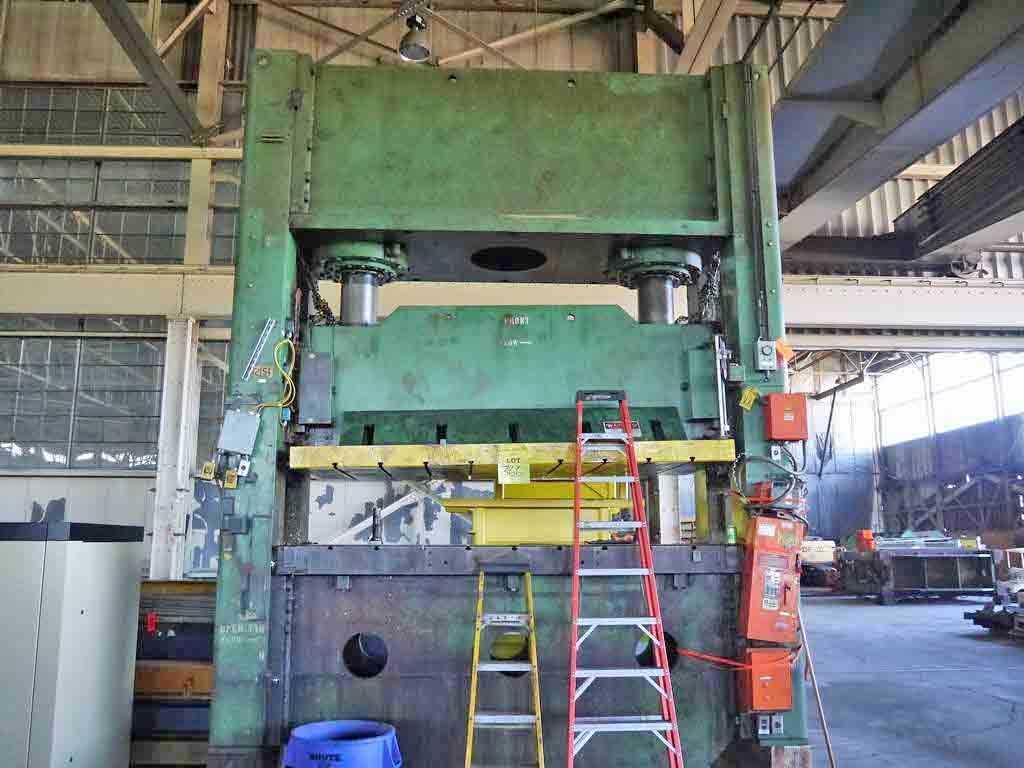 600 Ton Pacific Straight Side Hydraulic Press | Deer Creek Machinery