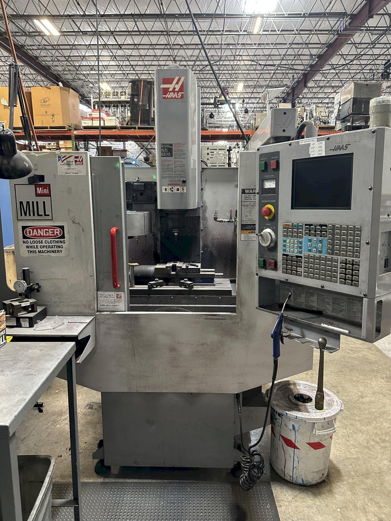1 – PREOWNED HAAS CNC VERTICAL MACHINING CENTER, MODEL #: MINI MILL ...