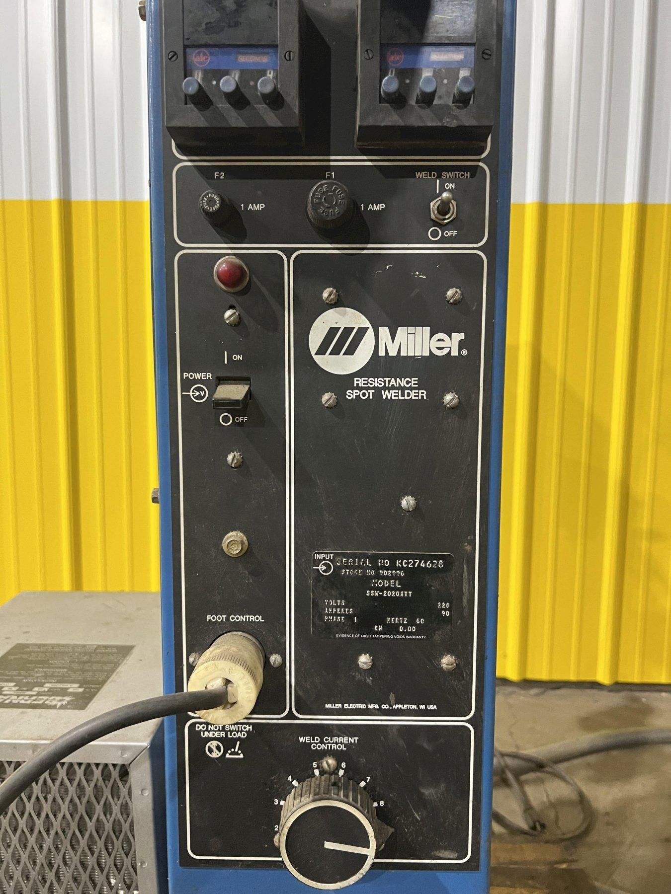 MILLER MODEL SSW-2020ATT SPOT WELDER: STOCK #19364