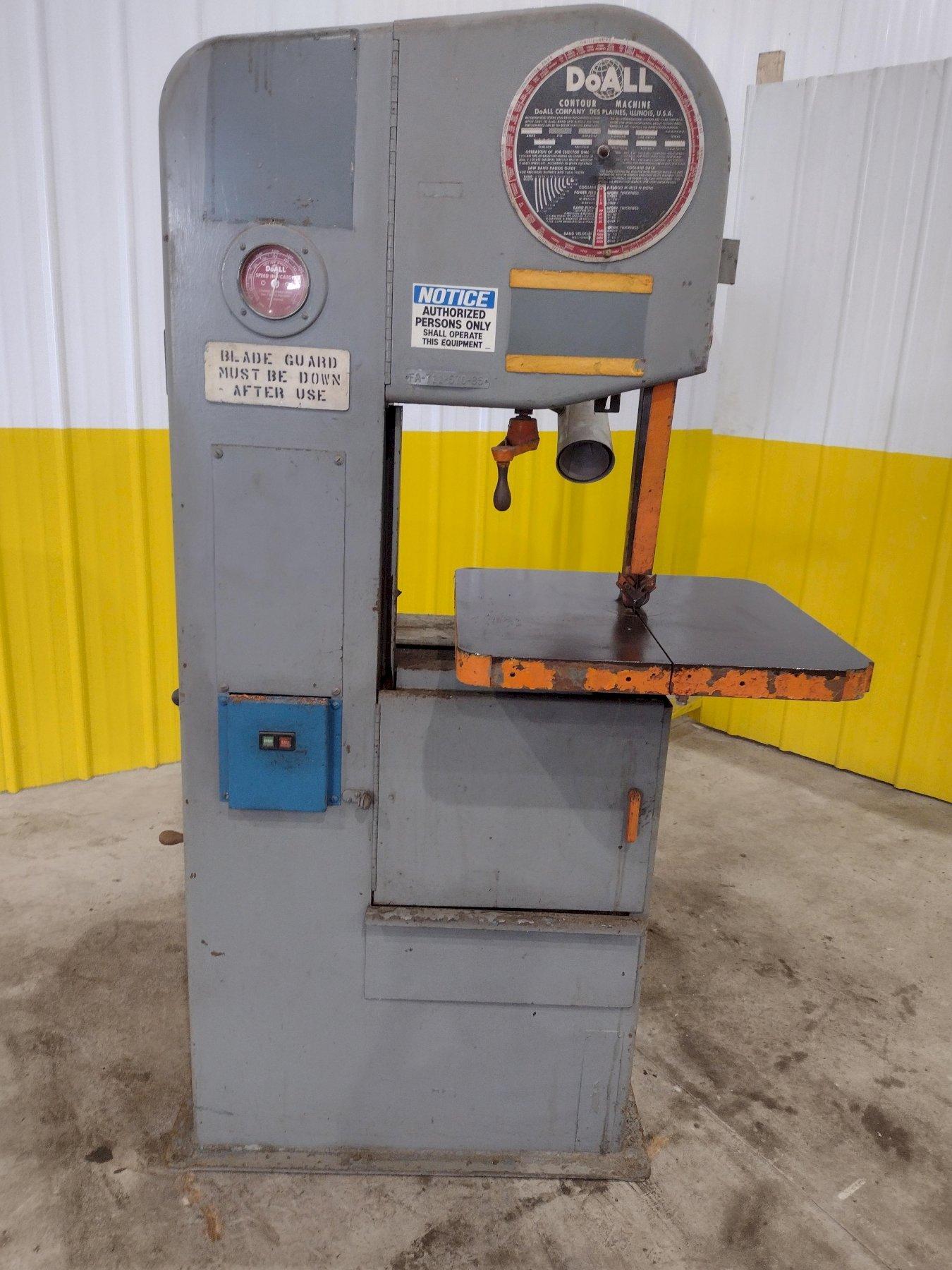 16″ DOALL VERTICAL SAW: STOCK #20772