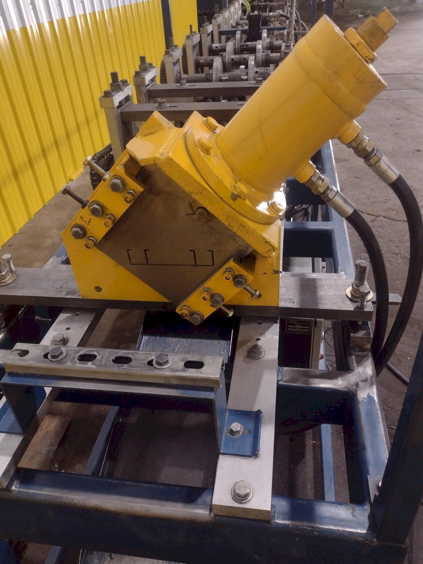 12 STAND X 10″ KNUDSON STUD & TRACK FRAMING ROLLFORMER, WITH AMS XL 200 ...