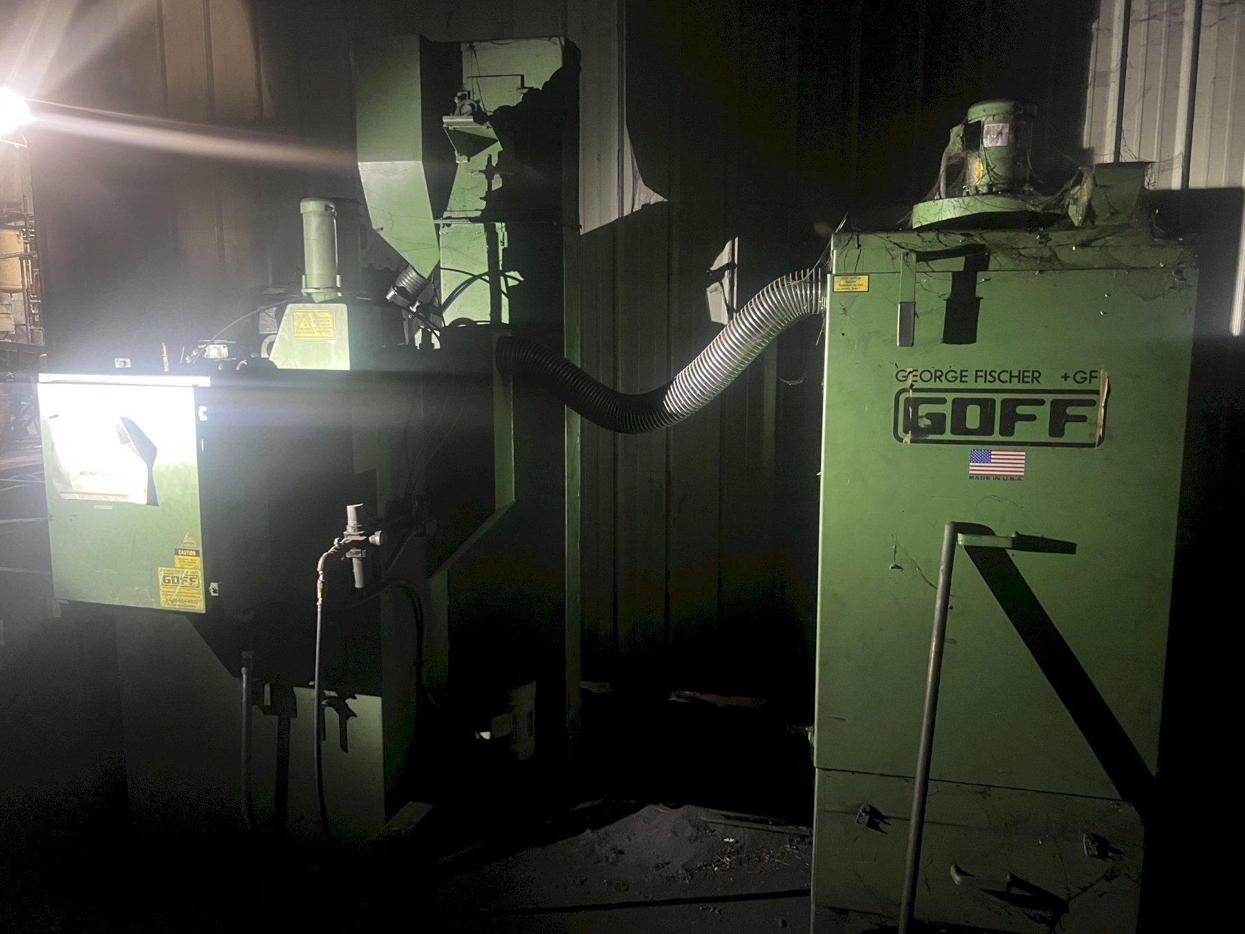 2.5 CU FT GOFF MODEL #2.5BB BARRELL TUMBLE BLAST MACHINE: STOCK #19076