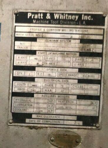 PRATT & WHITNEY WOLVERINE CLUB CNC MILL | Deer Creek Machinery