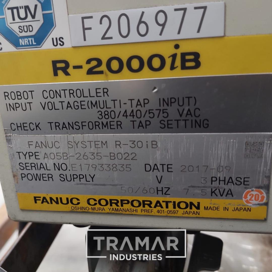 Fanuc R2000iB/210F Robots usado 2017 | Tramar Industries de Mexico S.A ...