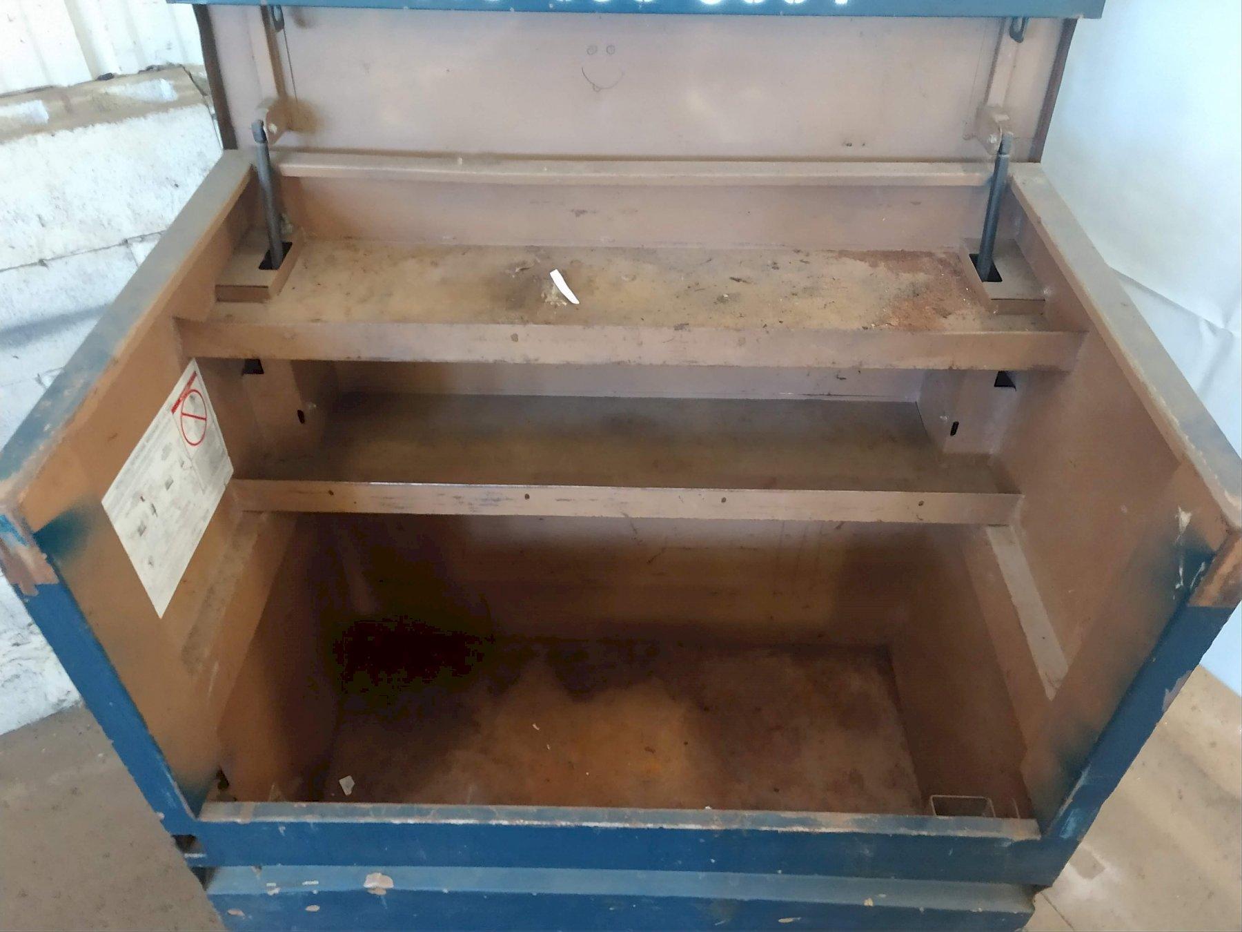 SMALL BLUE PORTABLE JOB BOX: STOCK #12385