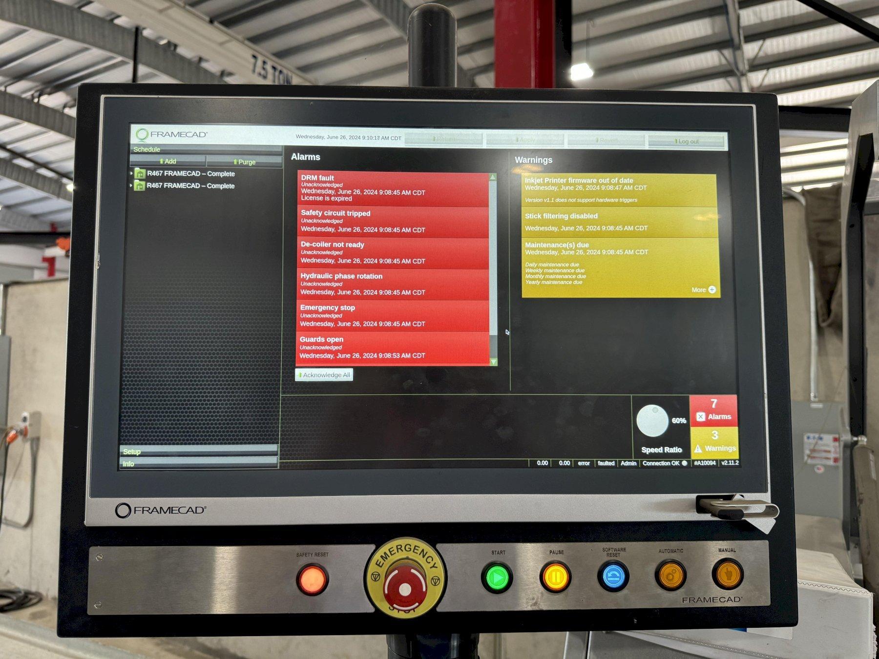 FRAMECAD MODEL #TF550 FRAME, TRUSS & JOIST ROLLFORMING SYSTEM, NEW 2021 ...