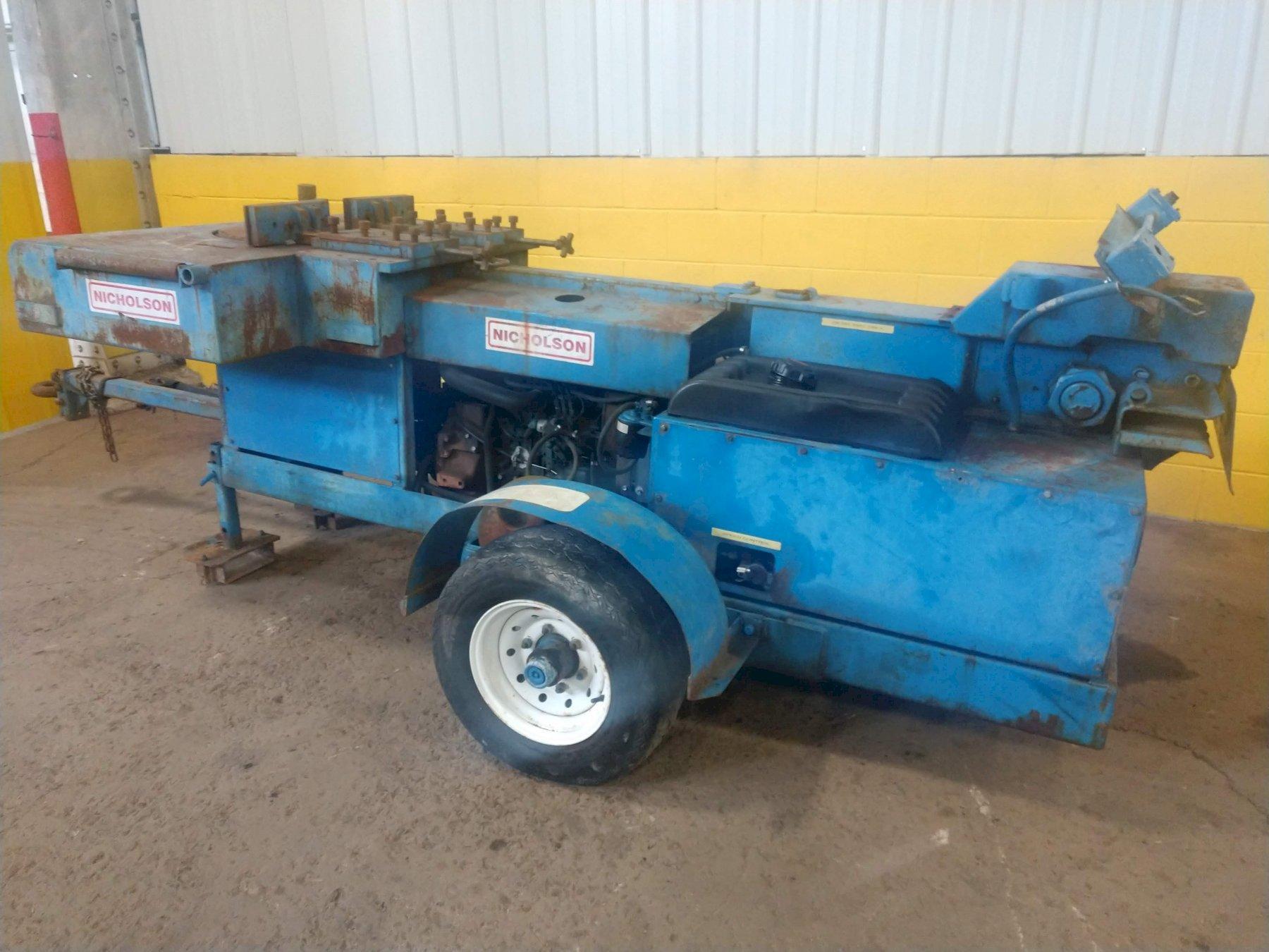 18 BAR ROD-CHOMPER MODEL RCBRPD11DM PORTABLE DIESEL POWERED REBAR ...