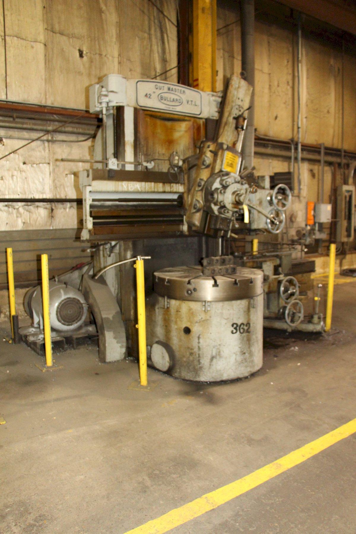 42″ BULLARD CUTMASTER 4-JAW VERTICAL TURRET LATHE. STOCK # 0737121 | G ...