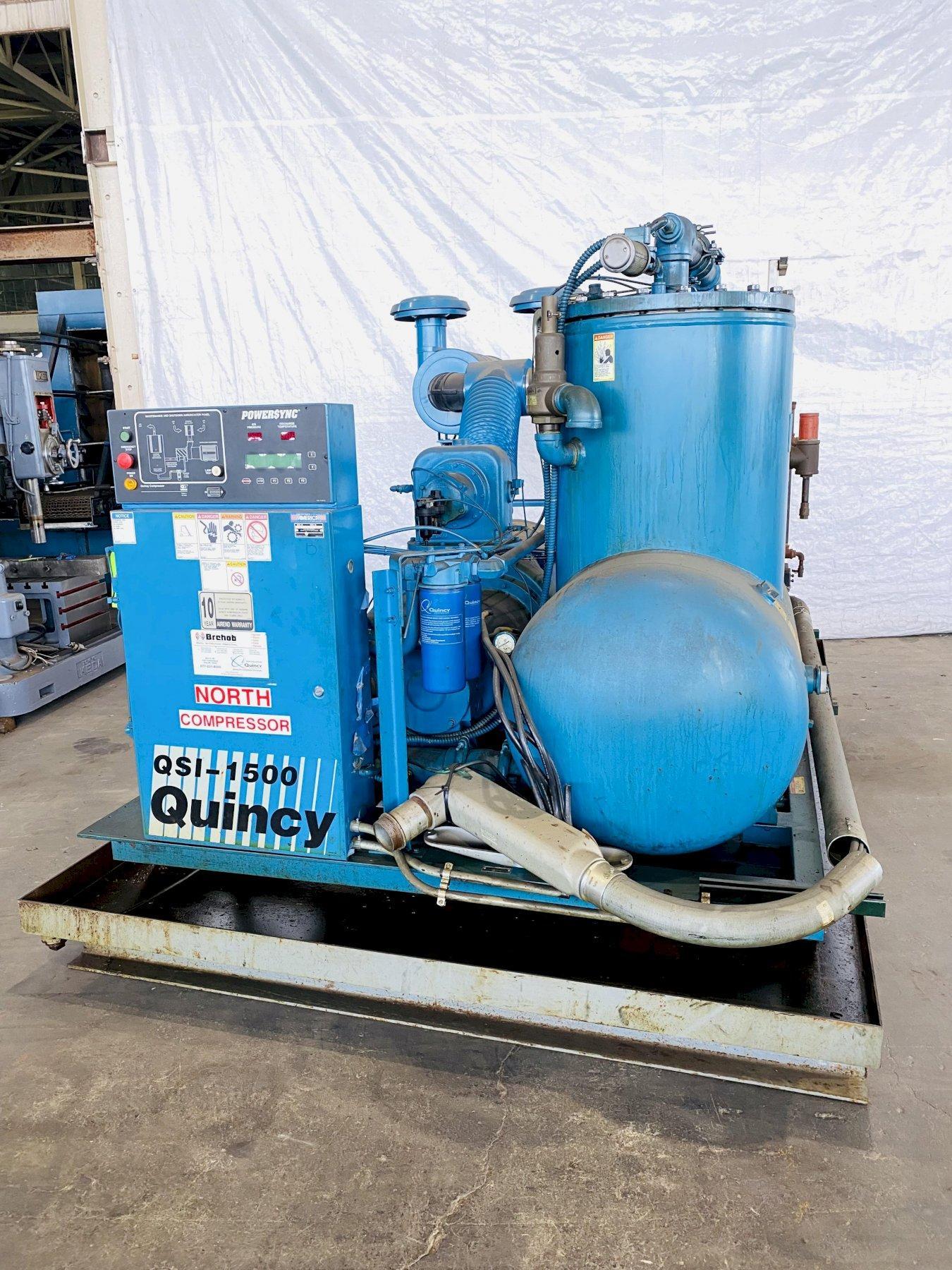 300 HP Quincy Rotary Screw Air Compressor QSI 1500 | G-2000 Inc.
