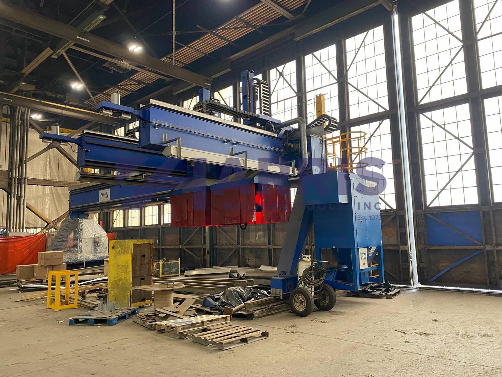 Used, Pema Robotic CNC Panel Welding System – 40′ X 85′ Work Area ...