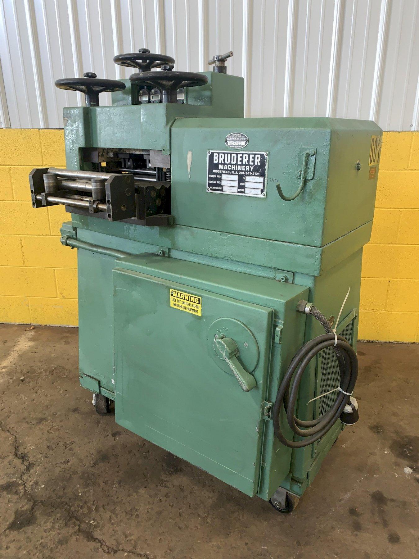 10″ X .120″ BRUDERER MODEL #18260B 19 ROLL LEVELER STRAIGHTENER: STOCK ...