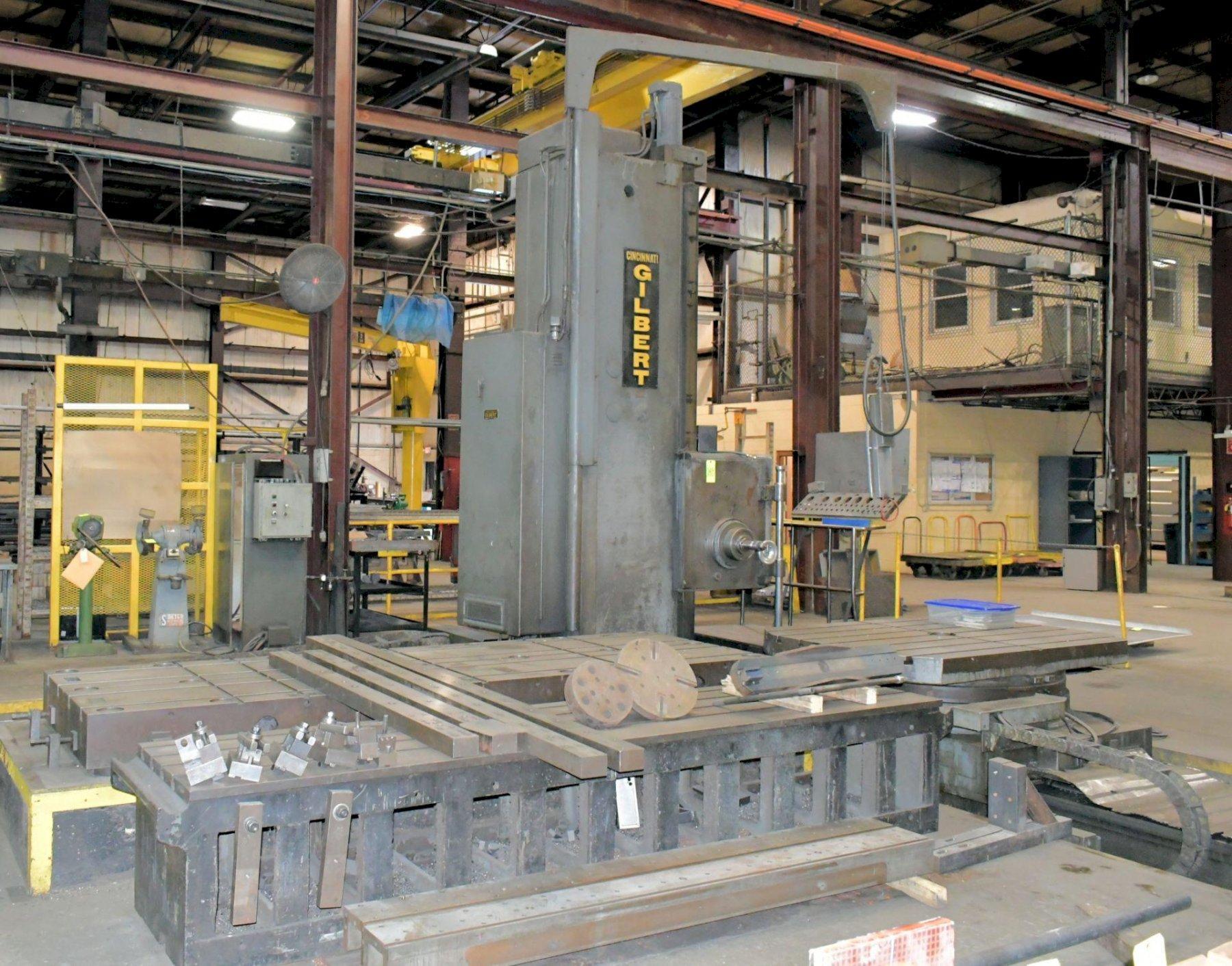 5″ CINCINNATI GILBERT FLOOR TYPE HORIZONTAL BORING MILL. STOCK ...