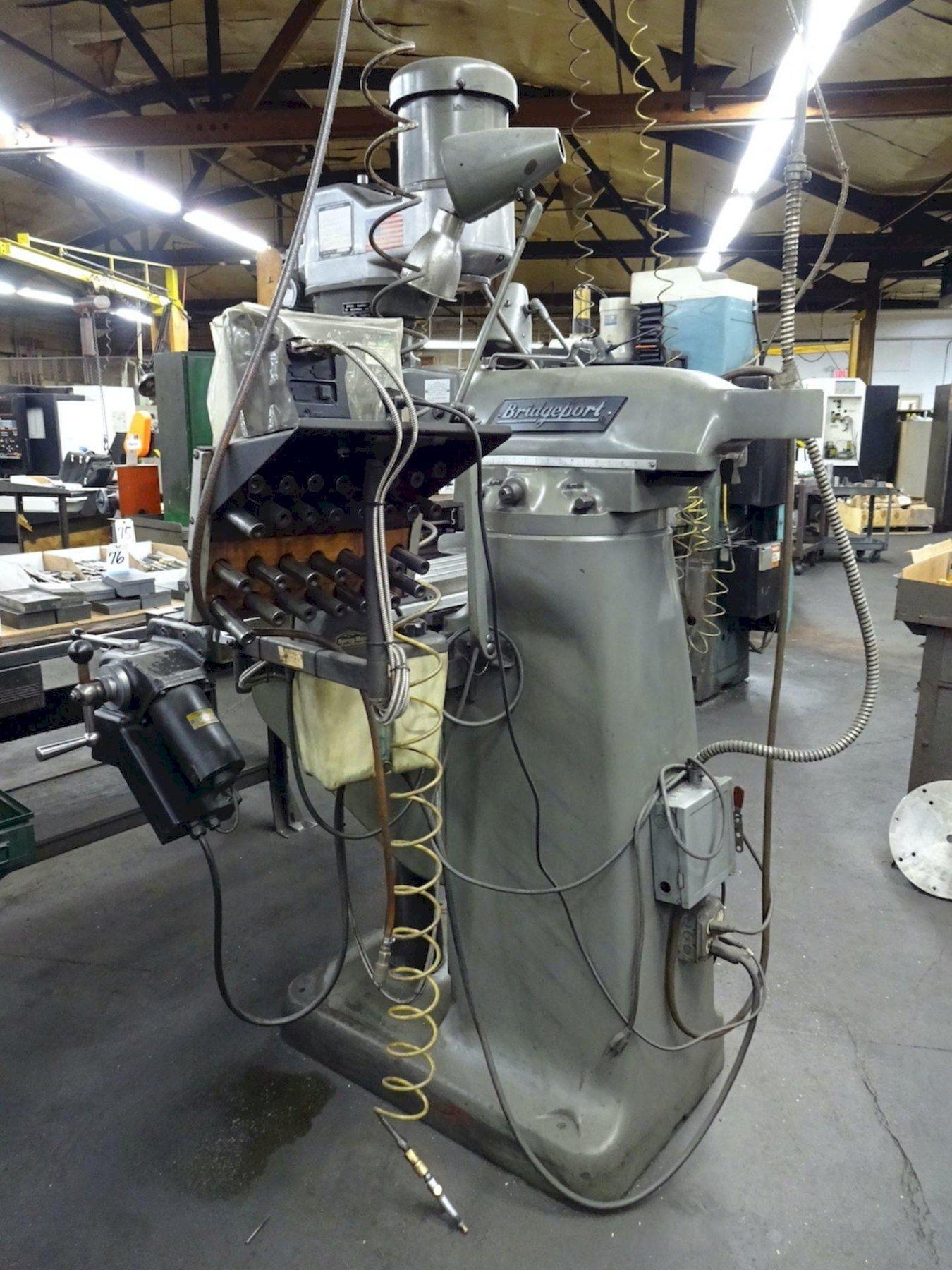 1 – PREOWNED BRIDGEPORT VERTICAL MILLING MACHINE, MODEL #: SERIES I, S ...