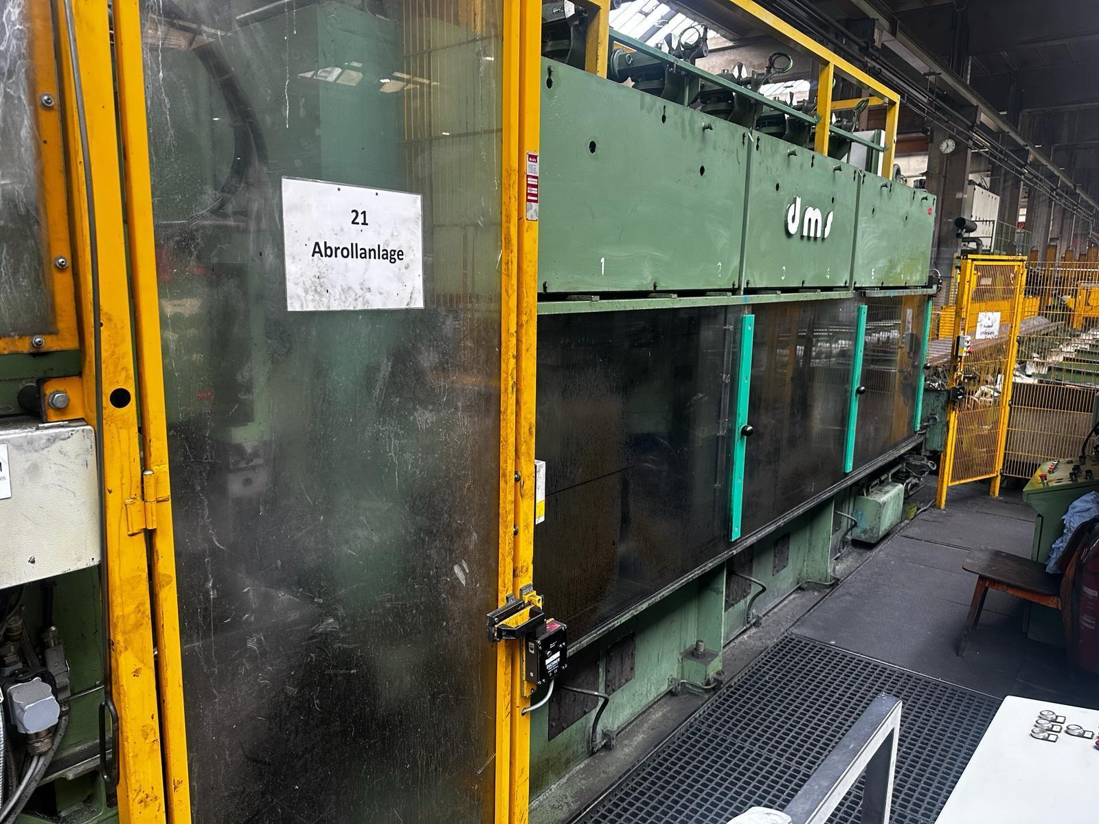 160mm x 15mm DMS Montbard 9 Roll Pipe Straightener | Galaxie Corporation