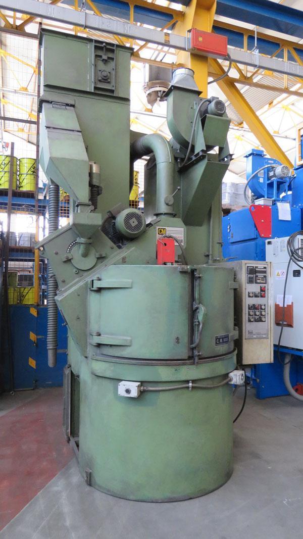 CM SANDBLASTING CM1000 ROTARY TABLE SHOT BLAST MACHINE: STOCK 17423