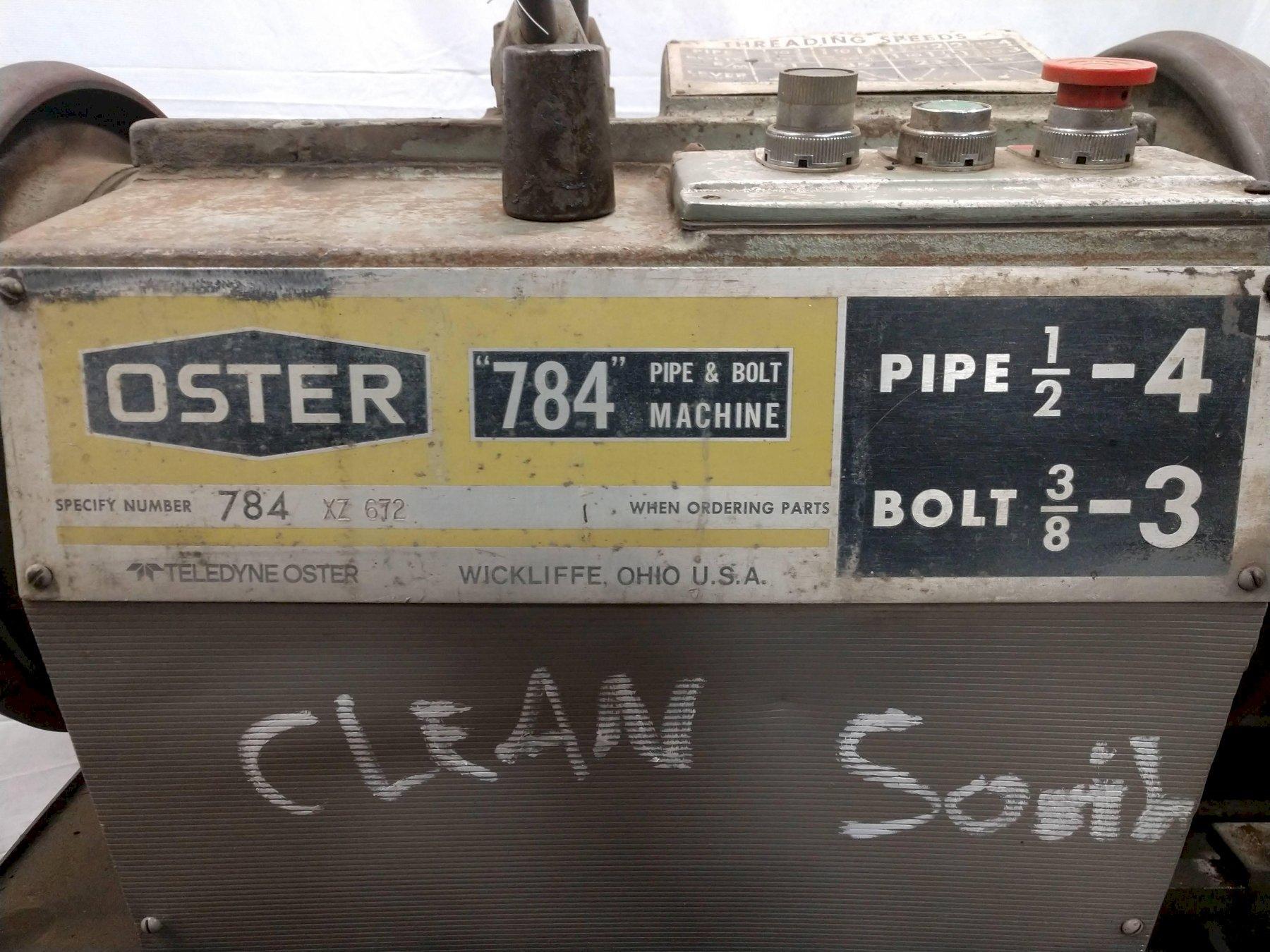 4″ OSTER PIPE & BOLT THREADER: STOCK #12509