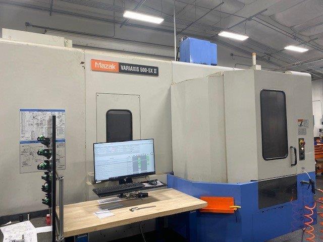 Mazak Variaxis 500-5XII 5-Axis VMC 2006 With: Mazatrol Matrix Voice ...