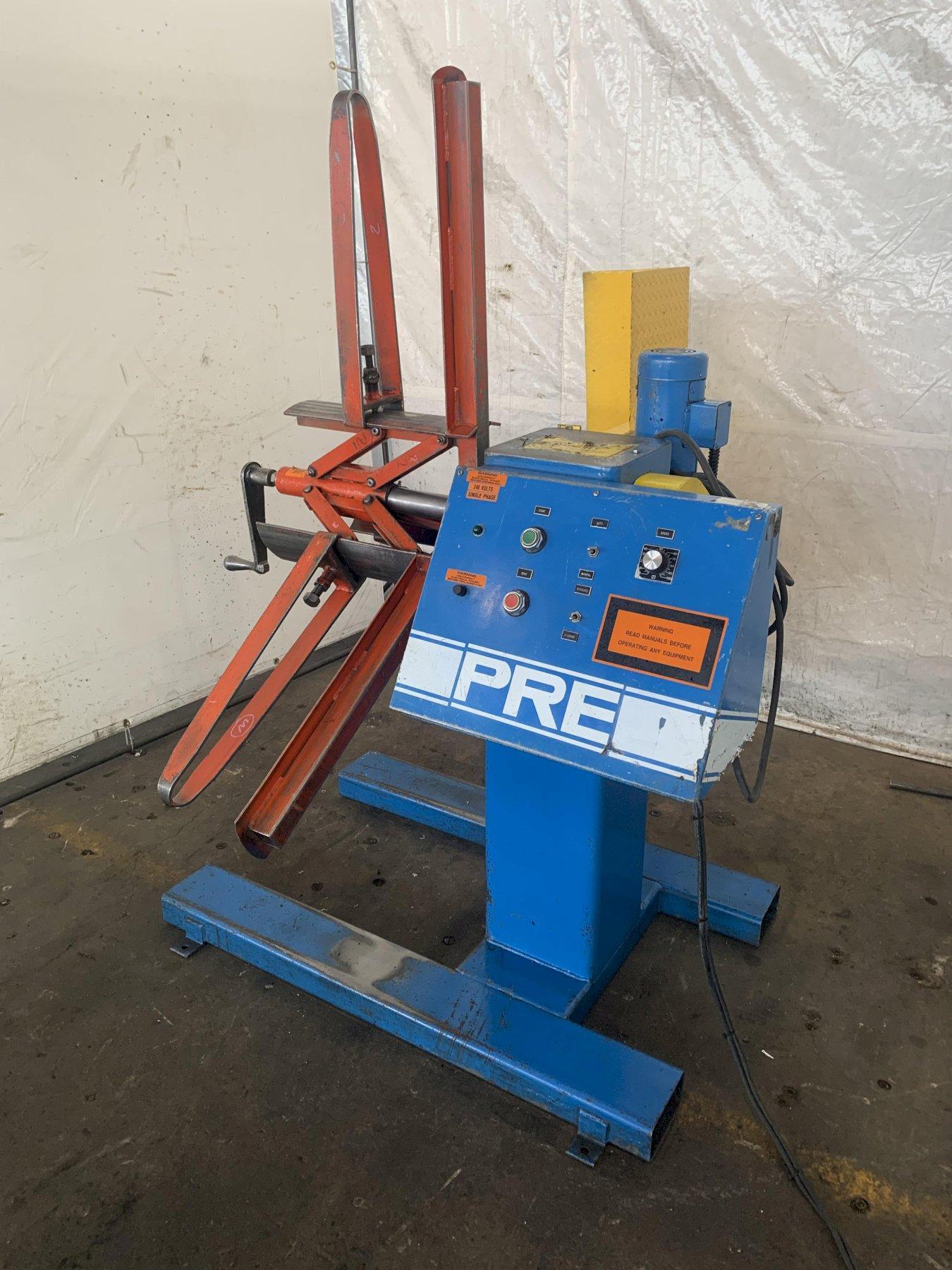 1,500 LB X 12″ PRESS ROOM EQUIPMENT PR-121500 POWERED UNCOILER. STOCK ...