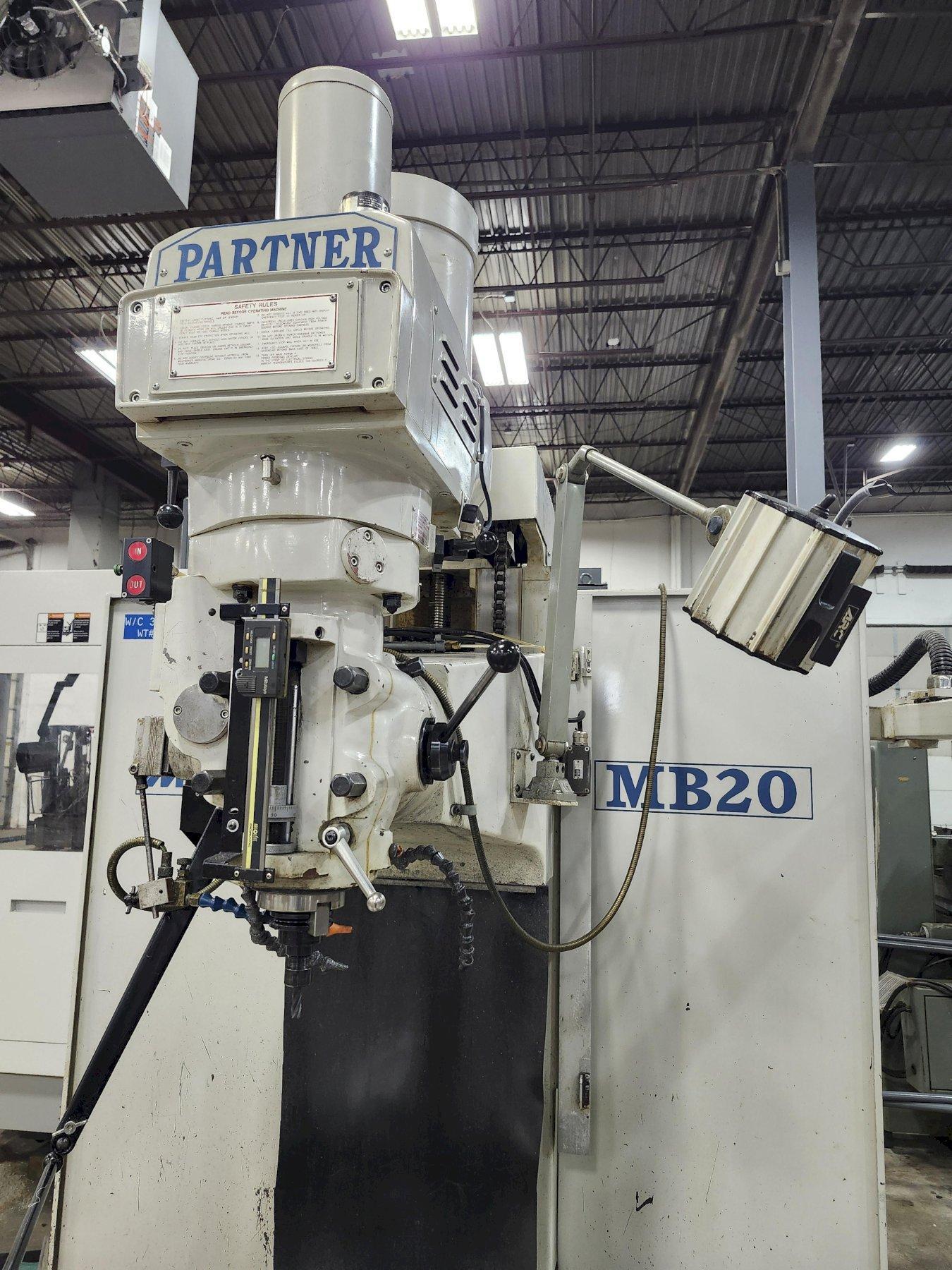 Milltronics MB20-G CNC Toolroom Vertical Milling Machine, 13″ x 50 ...