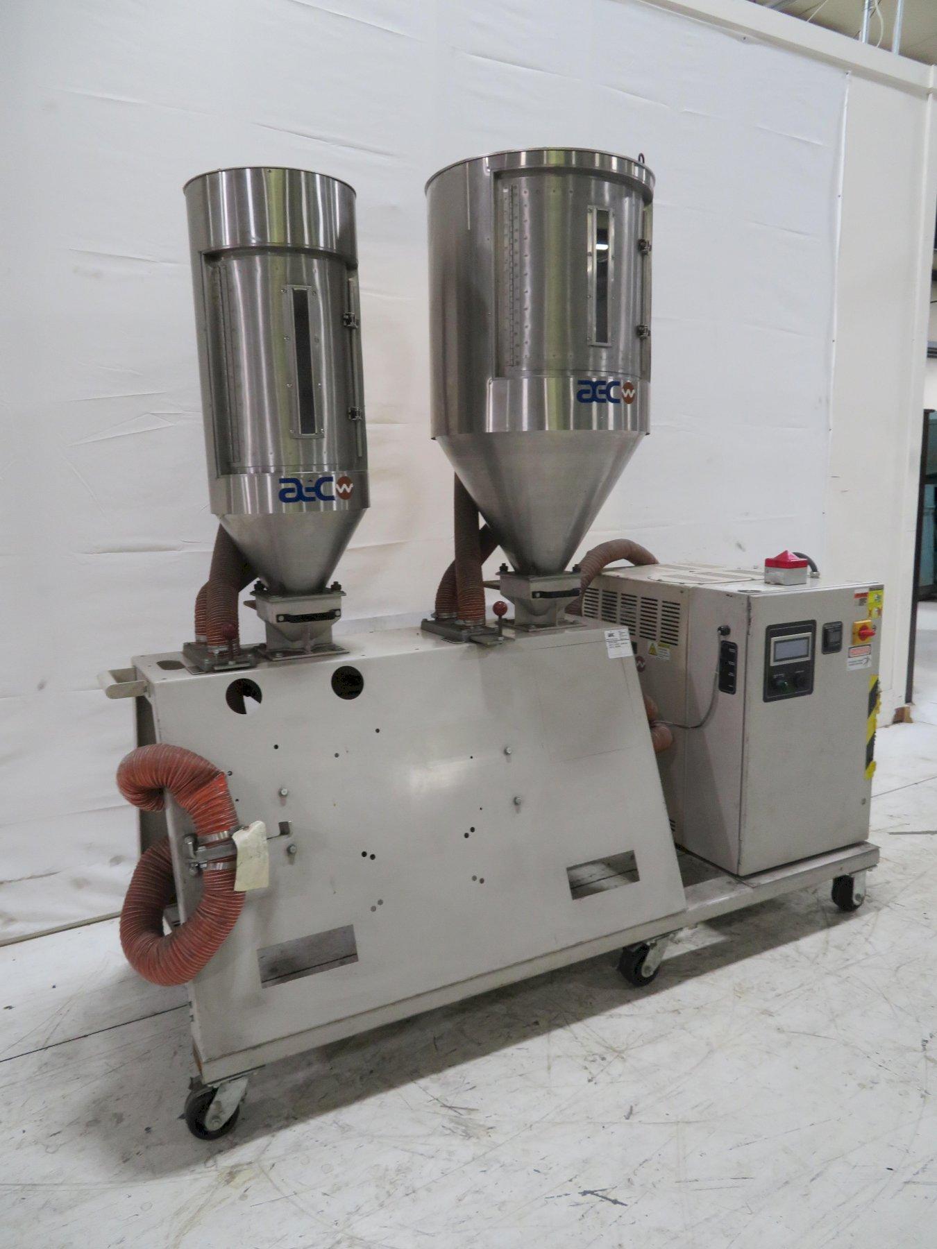 AEC Used AD30-F Dual Hopper Material Dryer, Desiccant, Approx. 30 lbs ...