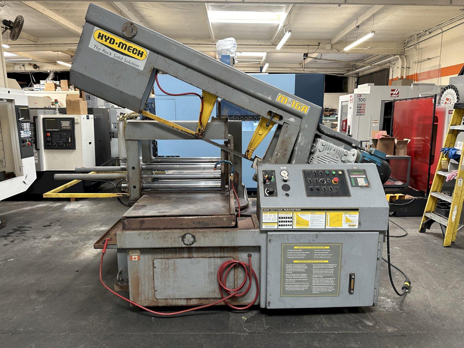 HYD-MECH M-16A Automatic & Power Miter Horizontal Band Saw | American ...