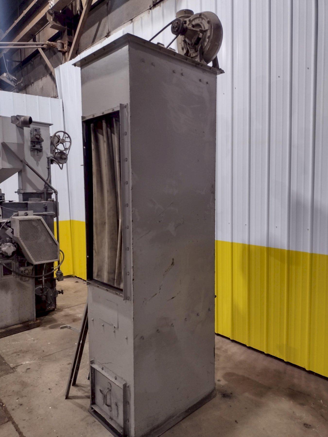 24″ X 24″ PANGBORN MODEL #ROTOBLAST-2GNR TUMBLE BLAST MACHINE & DUST ...