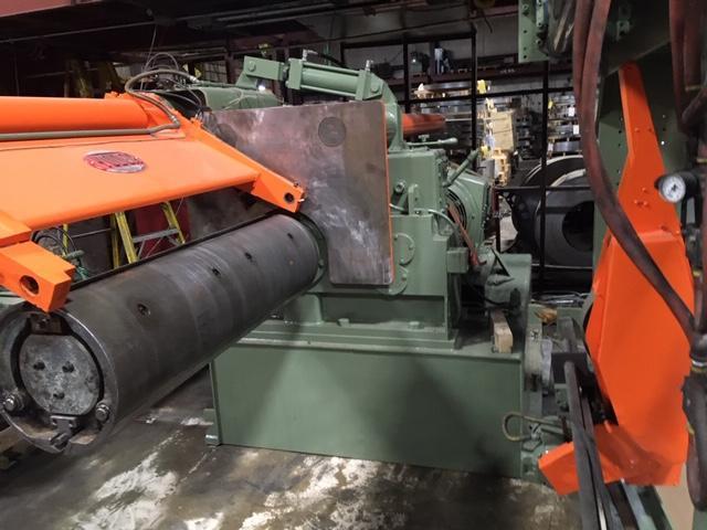 48″ x .125″ x 20,000# Yoder Loop Slitting Line | Galaxie Corporation