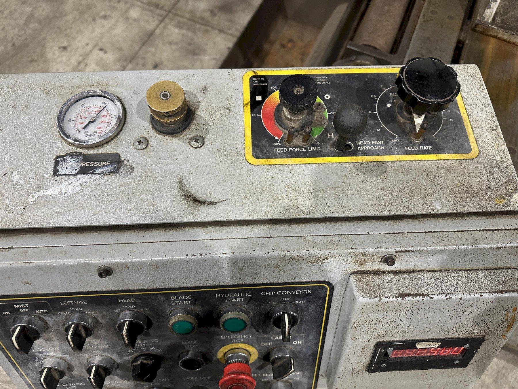 HYD-MECH V-18 SERIES II SEMI-AUTOMATIC TILTING FRAME VERTICAL BANDSAW ...