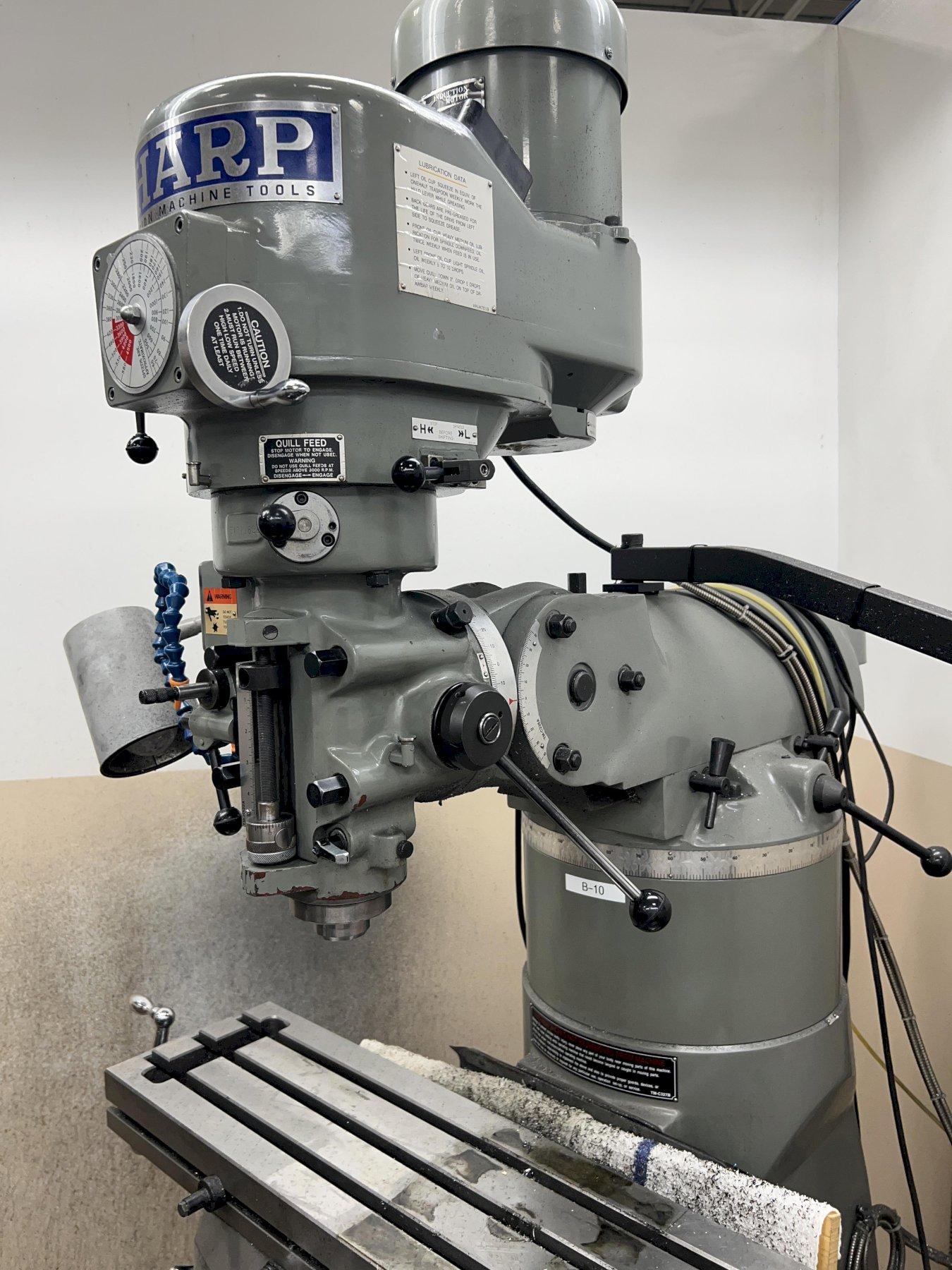 Sharp LMV-42 Vertical Knee Mill -2007 for sale | Buy and Sell Surplus ...