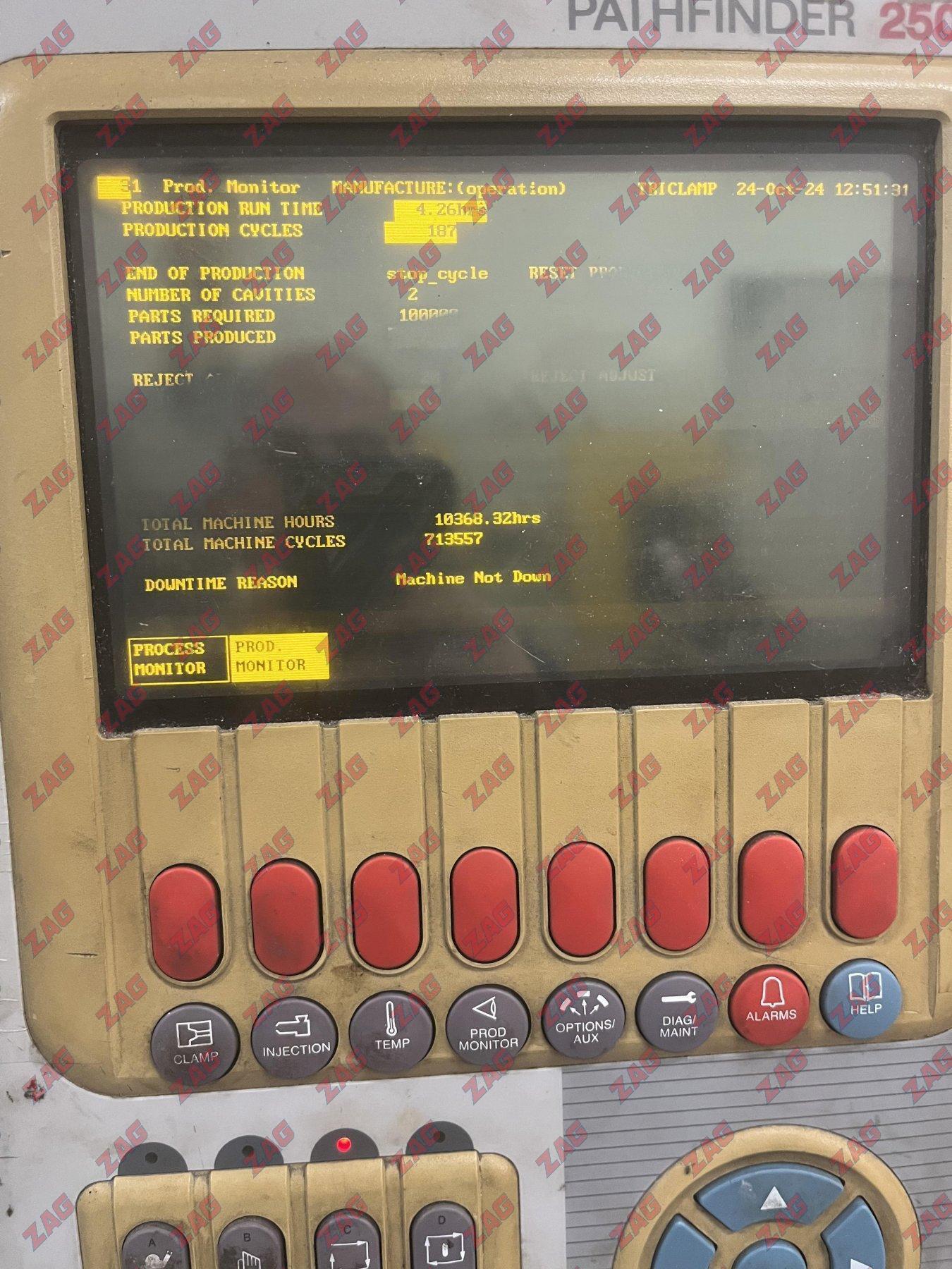 Van Dorn Used 300HT Injection Molding Machine, 300 ton | Zag Equipment ...