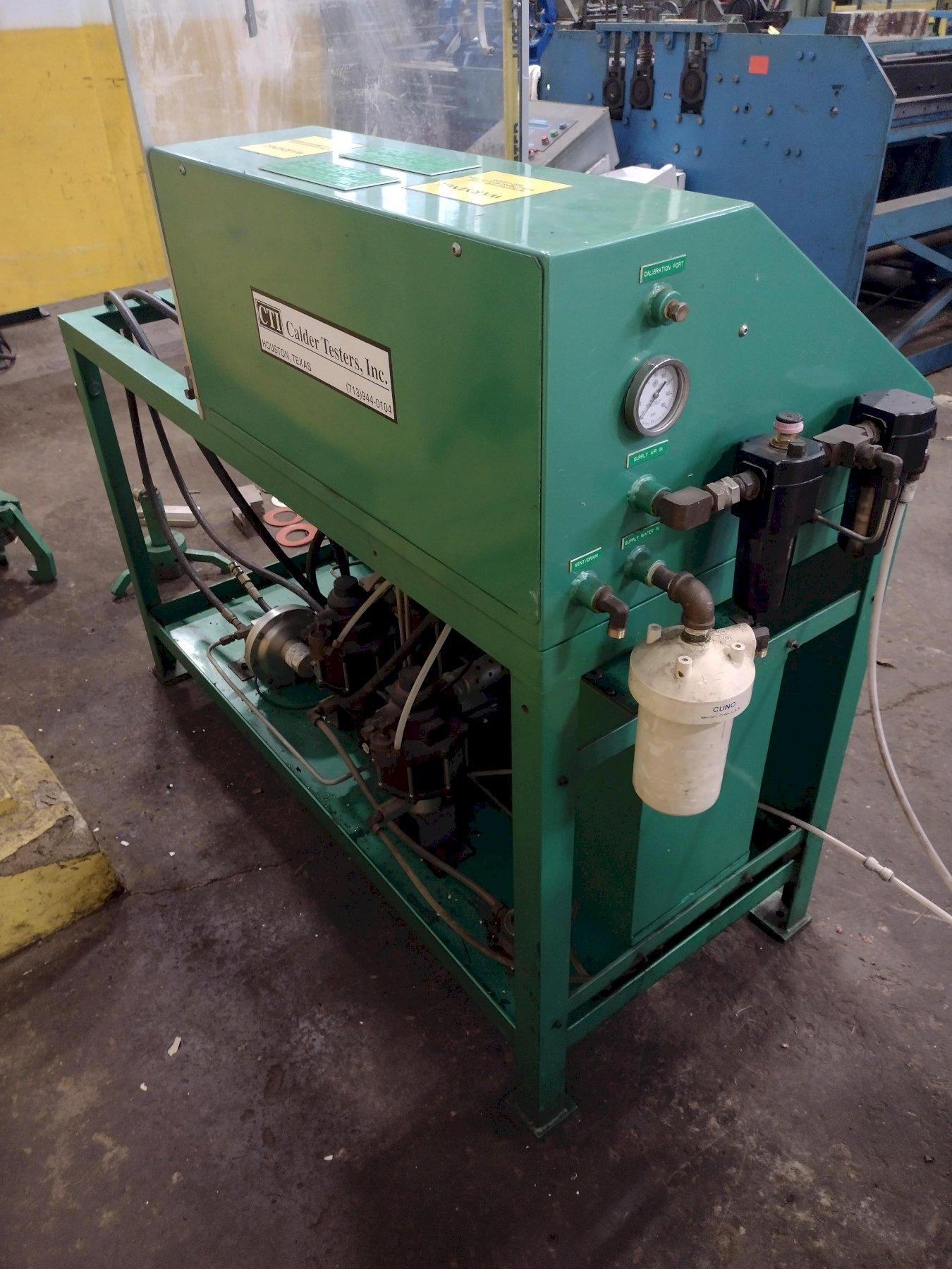 CALDER MODEL 600-15 VALVE PRESSURE TEST BENCH SYSTEM: STOCK #15826