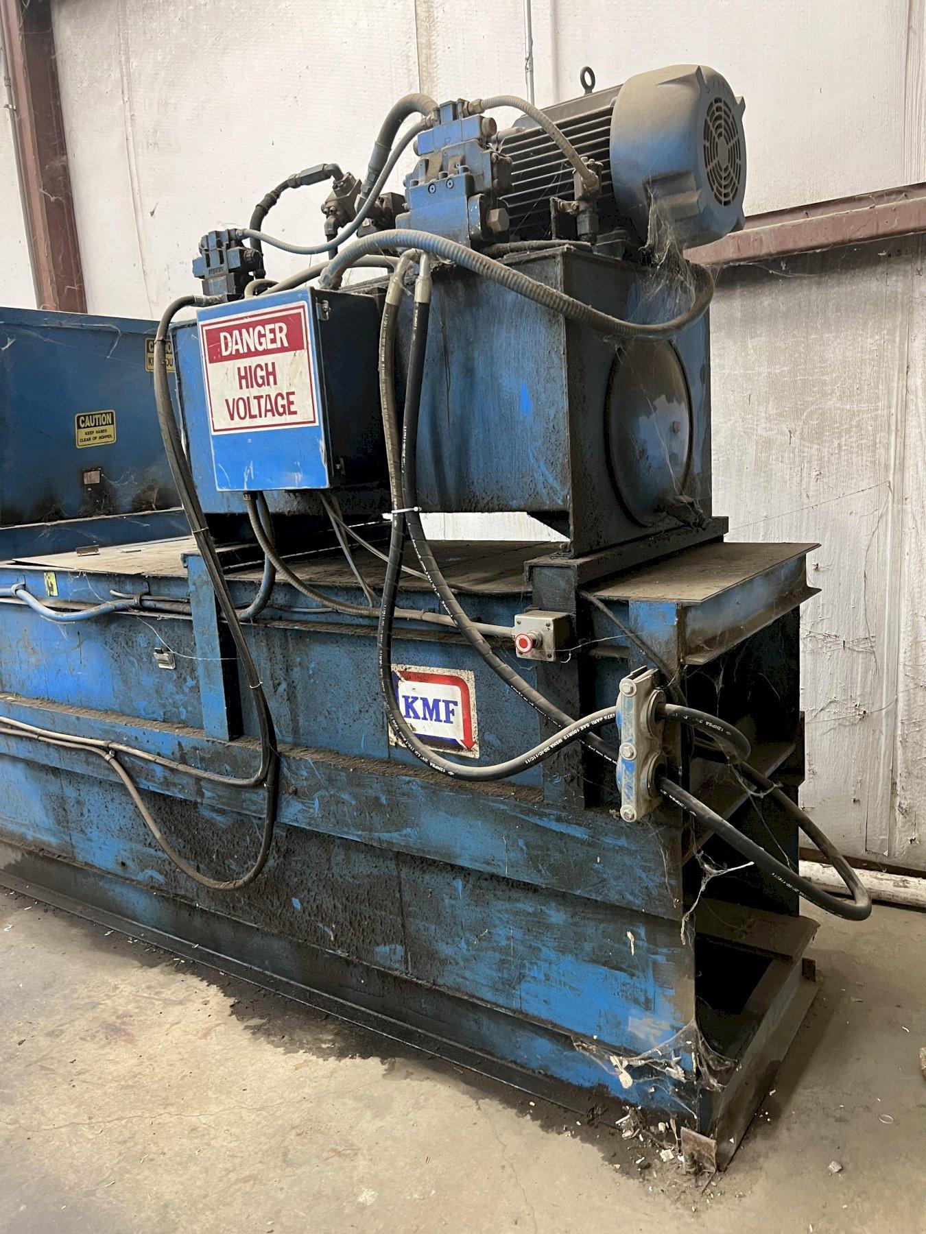 30″ X 60″ KMG MODEL 3036 CLOSED END HYRDRAULIC HORIZONTAL BALER: STOCK ...