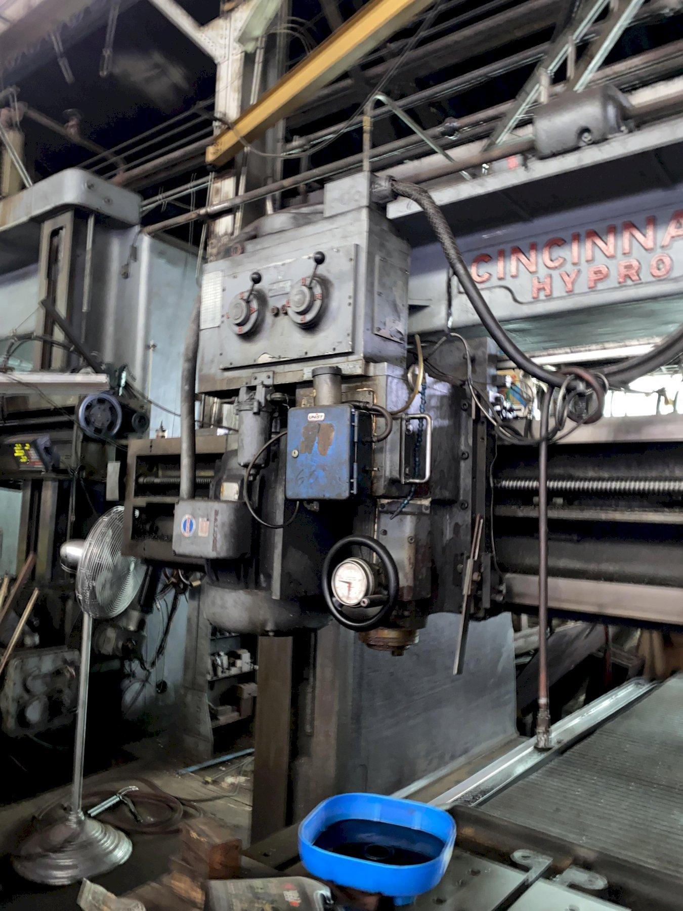 60″ X 168″ CINCINNATI-HYPRO DOUBLE SIDED PLANER MILL. STOCK # 0104622 ...