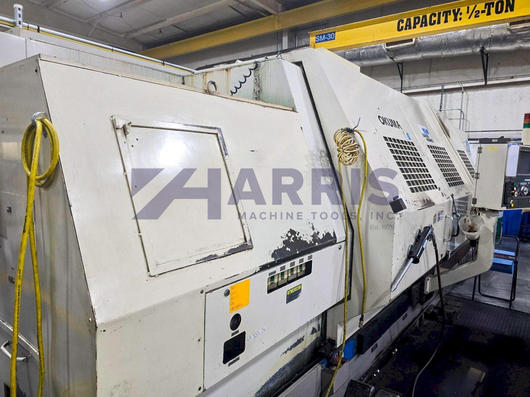 Okuma LB45II CNC Hollow Spindle Slant Bed Lathe | Harris Machine Tools