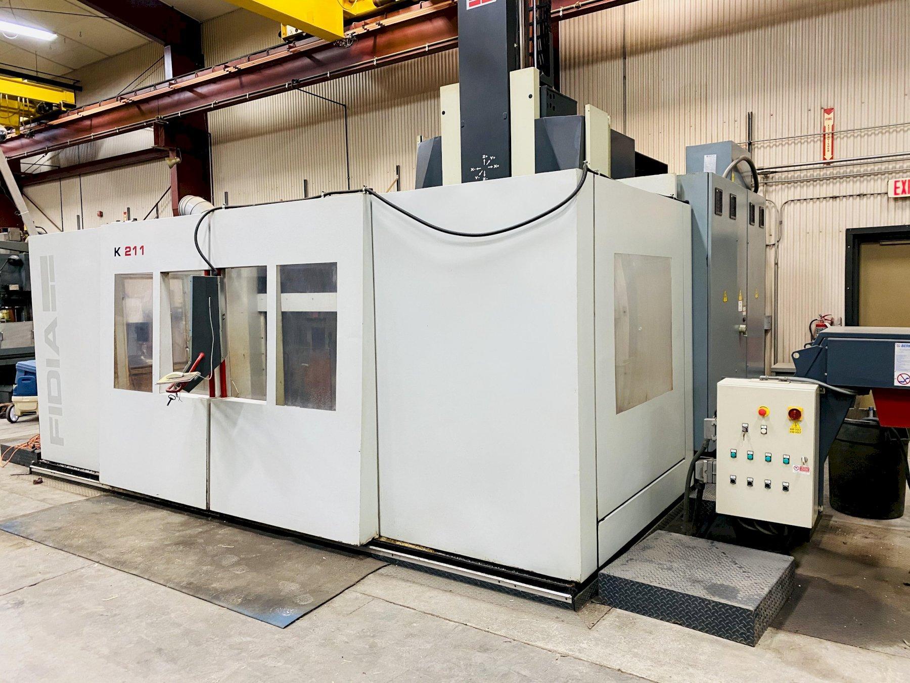 FIDIA MODEL K211 5-AXIS HIGH SPEED MACHINING CENTER W/ XP OPERATING ...