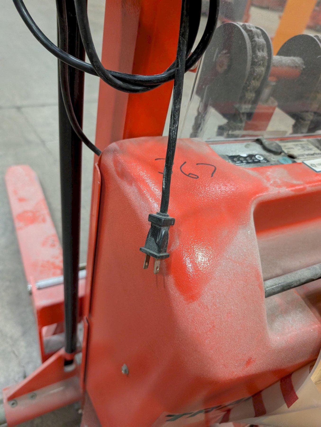 Powered Lift Pallet Straddle Stacker – 2200 lb Capacity, Lifts Up to 63 ...