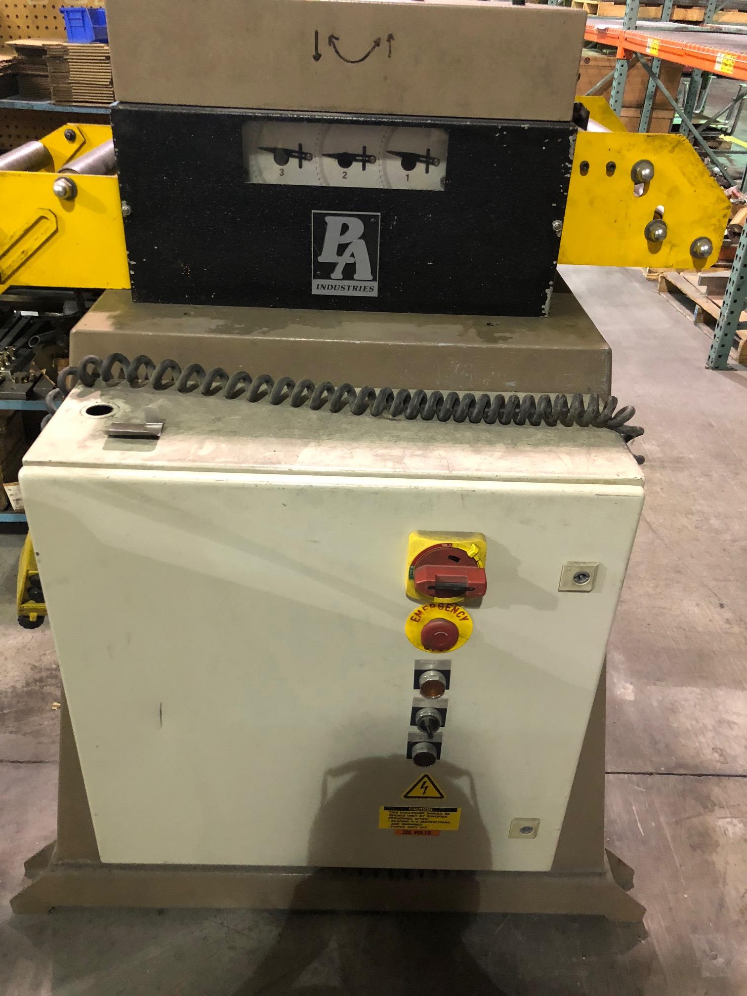 PA INDUSTRIES SERVO FEEDER & STRAIGHTENER: STOCK #10787