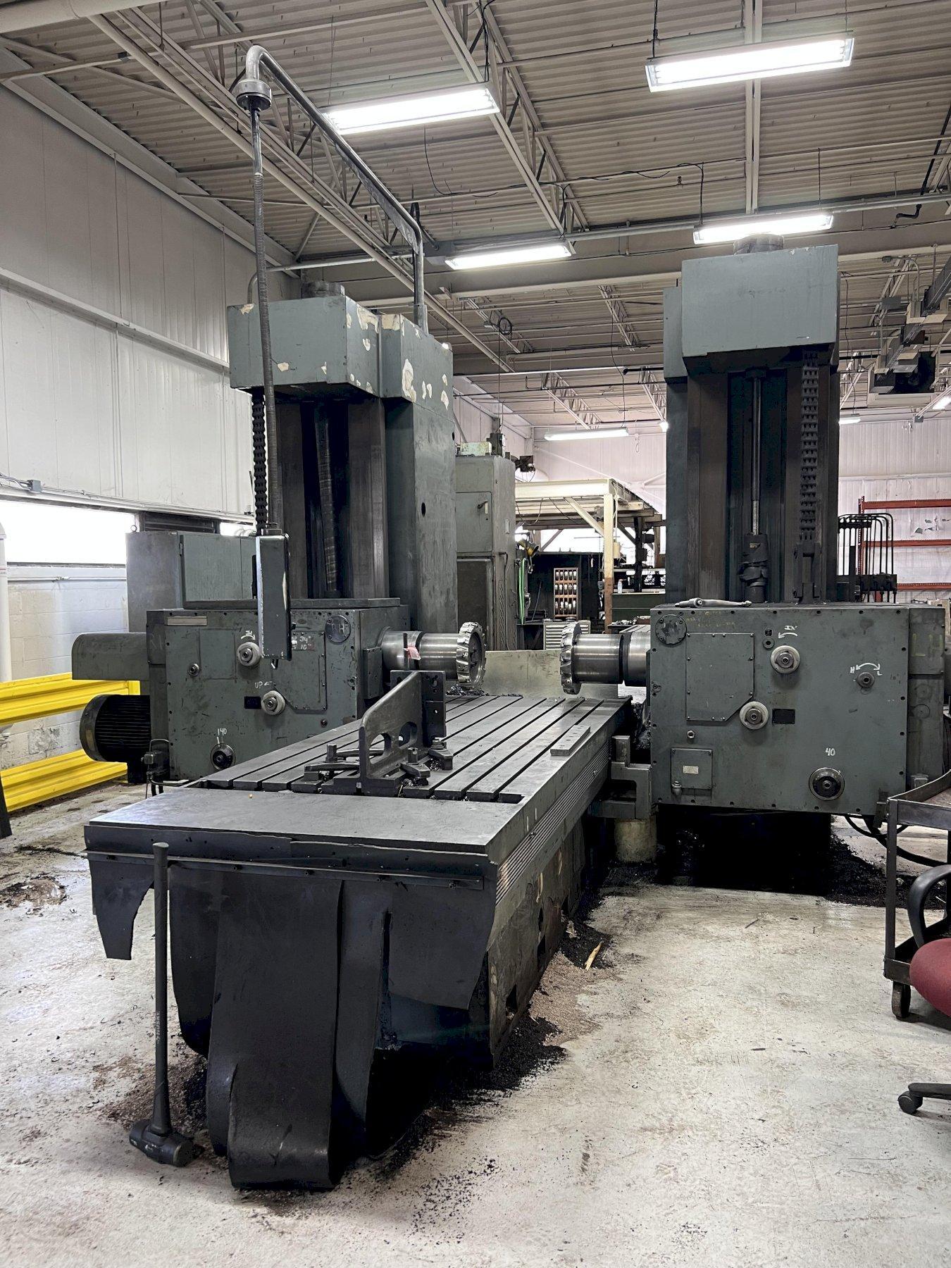 (2) 50 HP FRITZ WERNER MODEL #FP7V2 HEAVY DUTY DUPLEX MILL / MILLING ...
