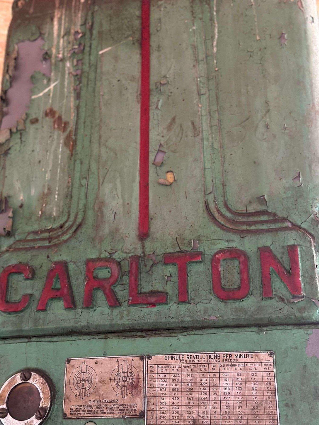 CARLTON RADIAL DRILL STOCK #19318