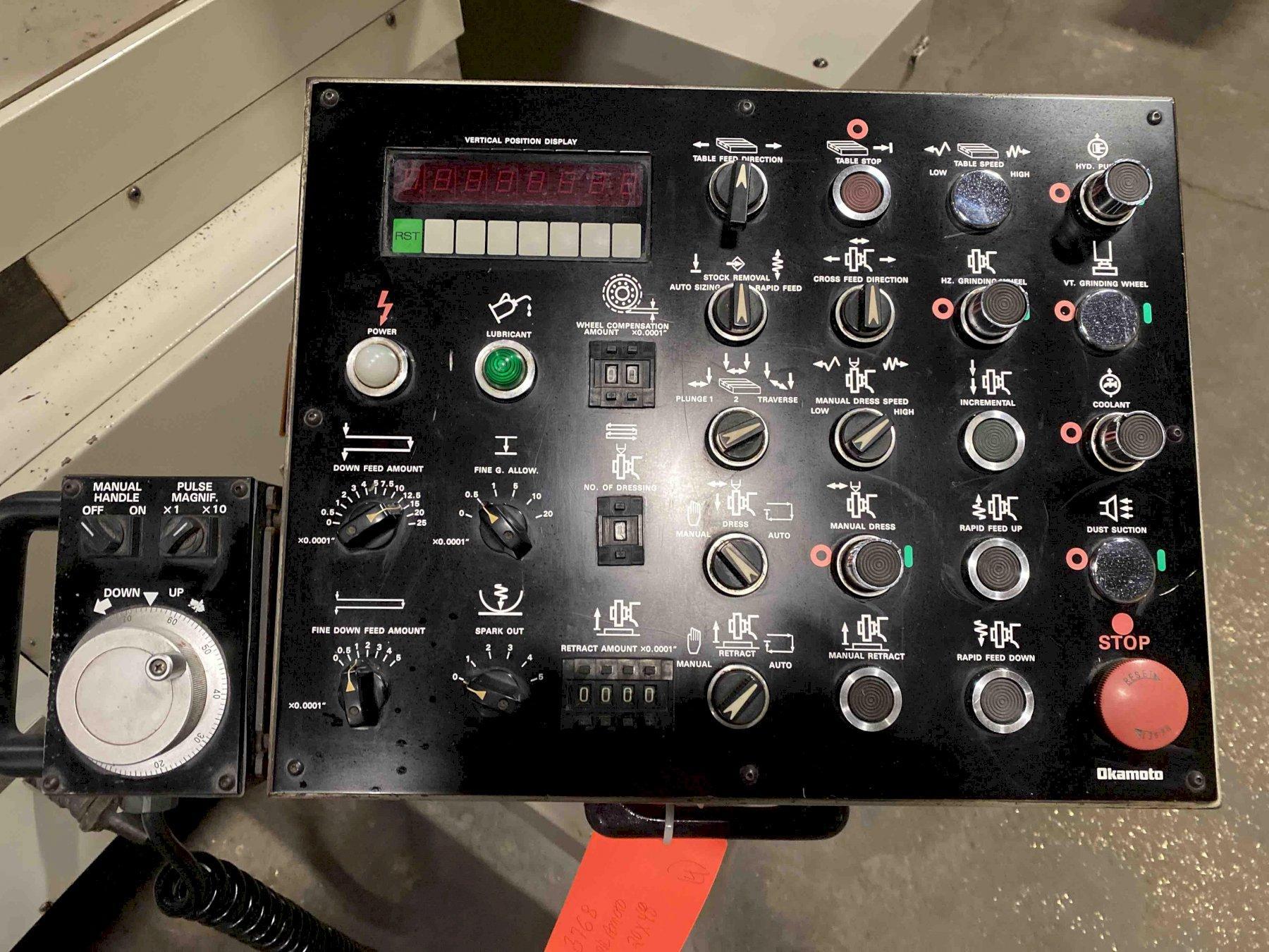 Okamoto ACC20-48DX, DX Control w/LED Display, Incr Downfeed, OTW Hyd ...